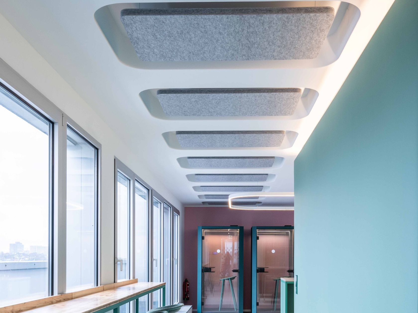 MUTE + Hanging acoustic panel By Lindner