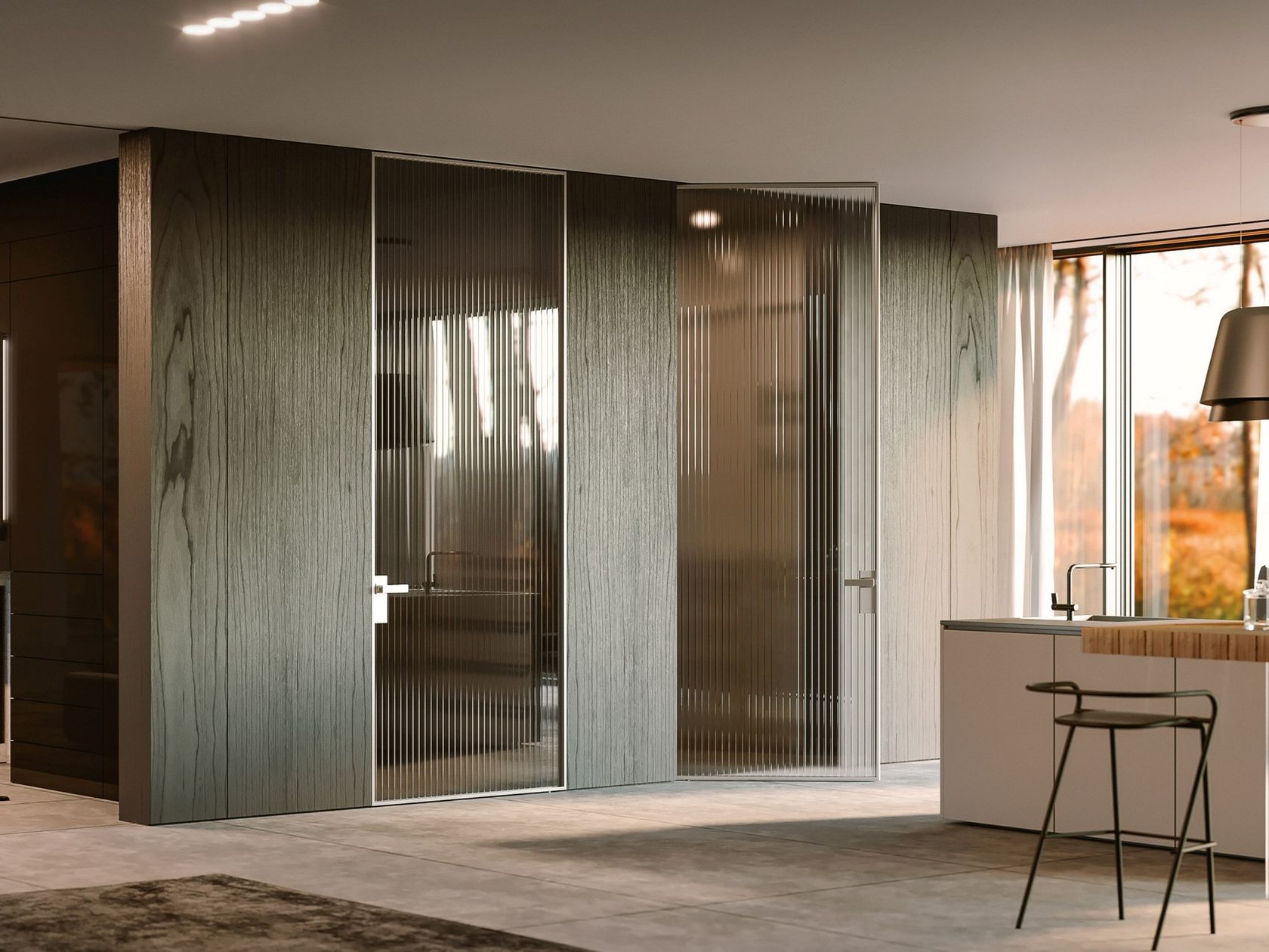 Bilico Verticale Linea Porta a bilico By Linvisibile