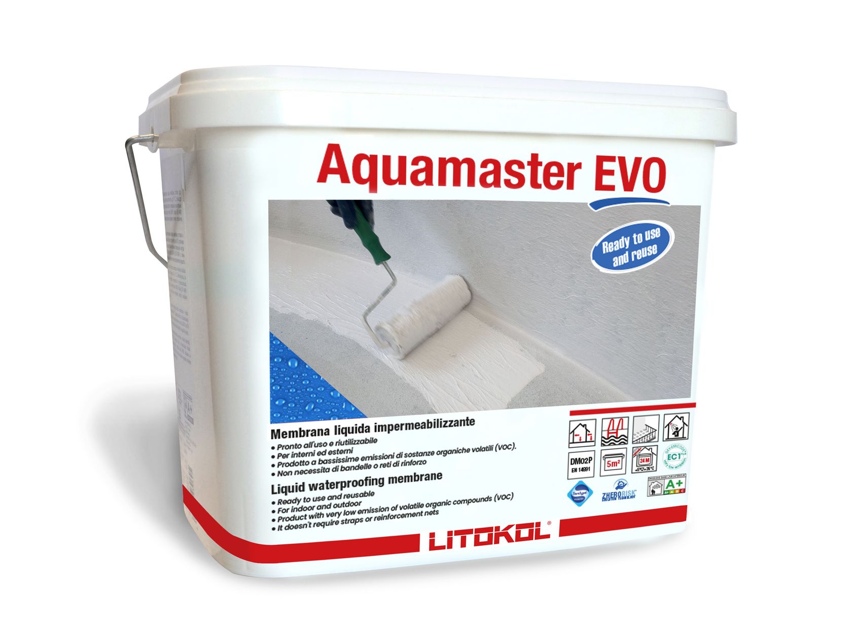 AQUAMASTER EVO Impermeabilizzazione liquida By Litokol
