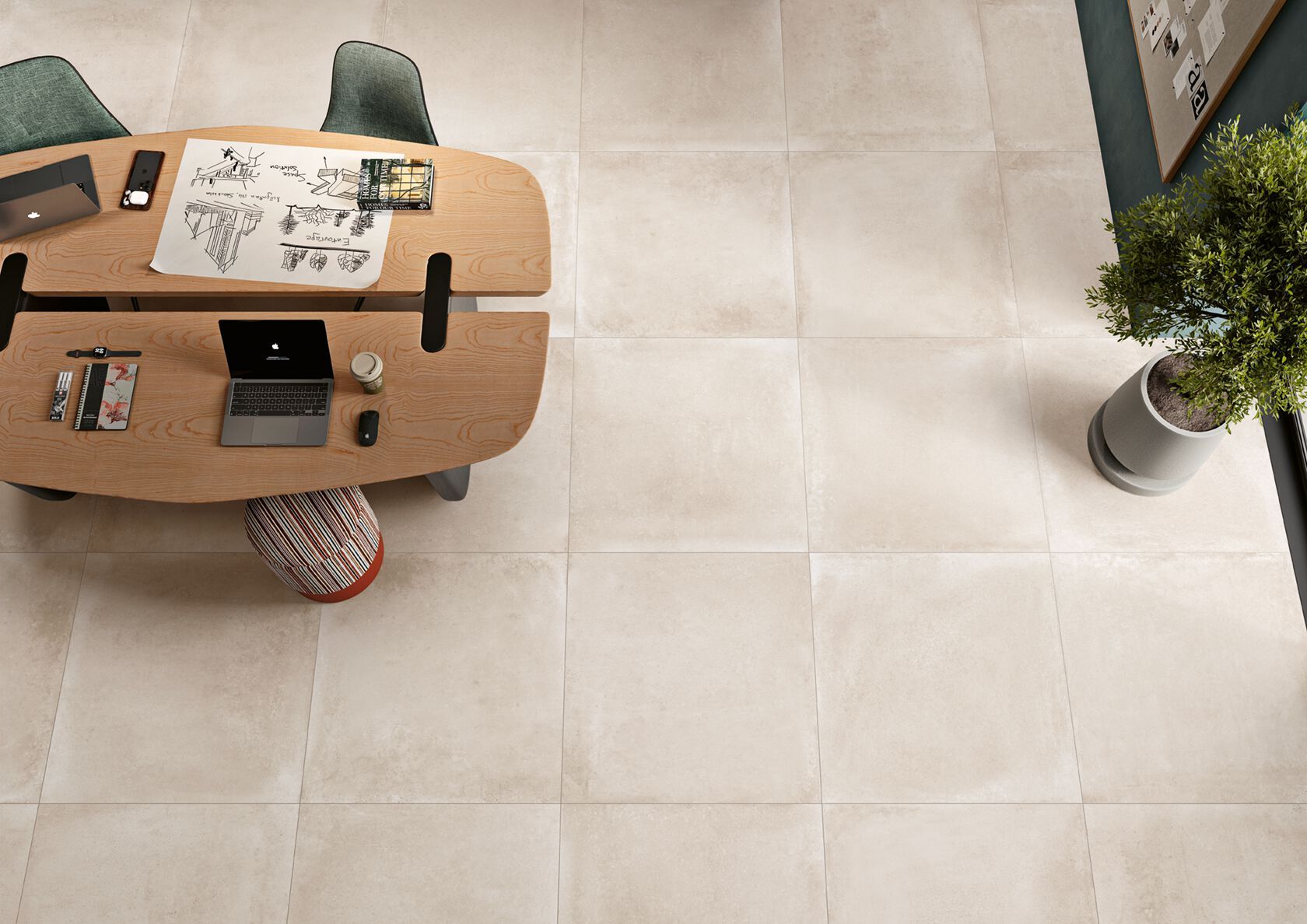 LEGACY Porcelain stoneware wall/floor tiles with concrete effect By ...