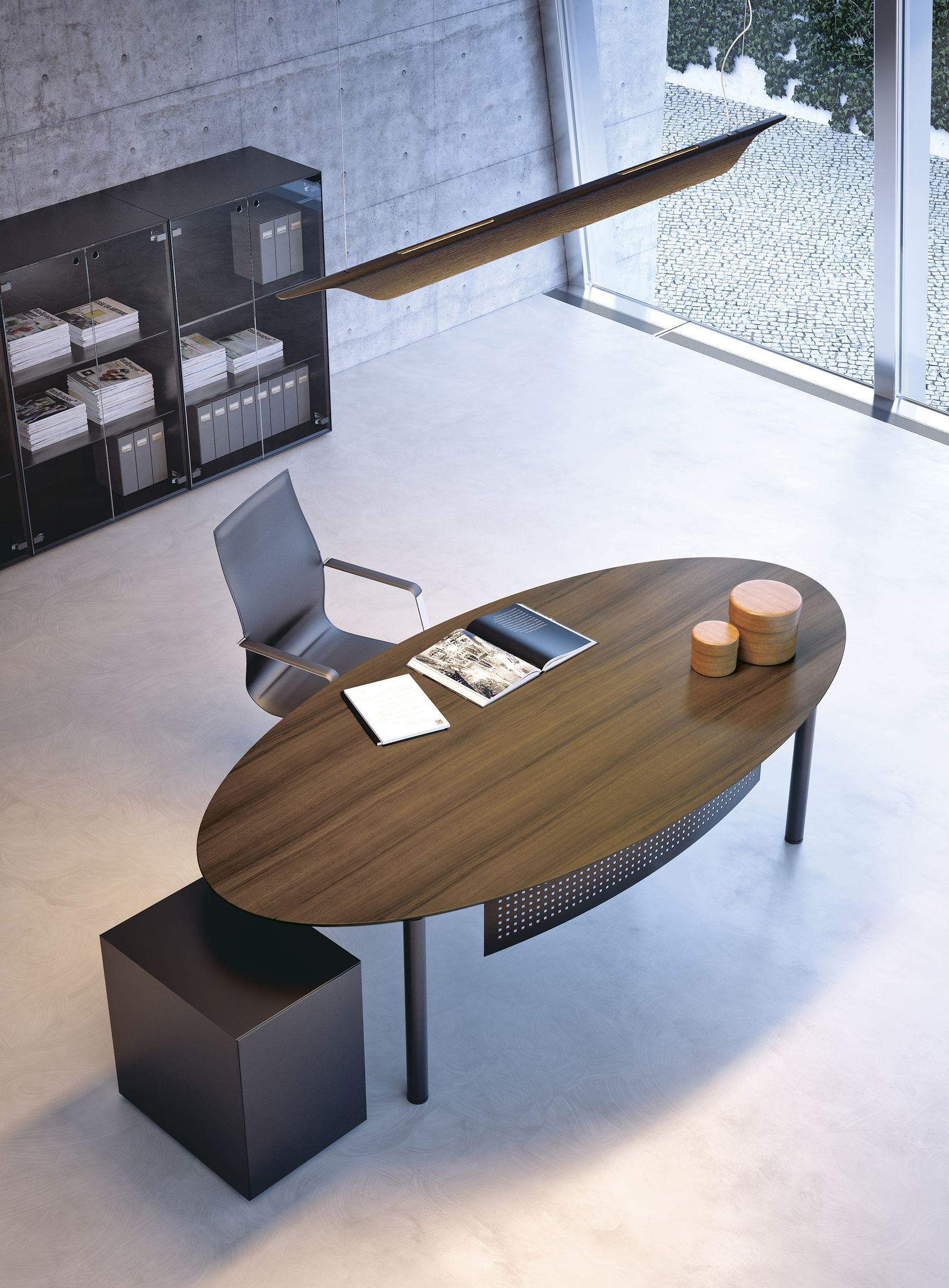 MÈTA Office drawer unit with lock By FANTONI