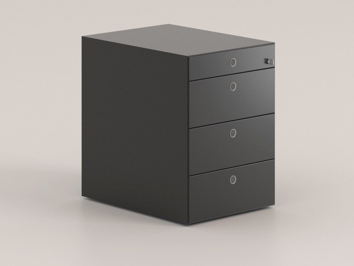 Office drawer units | Desk-mounted, with wheels and lock | Archiproducts
