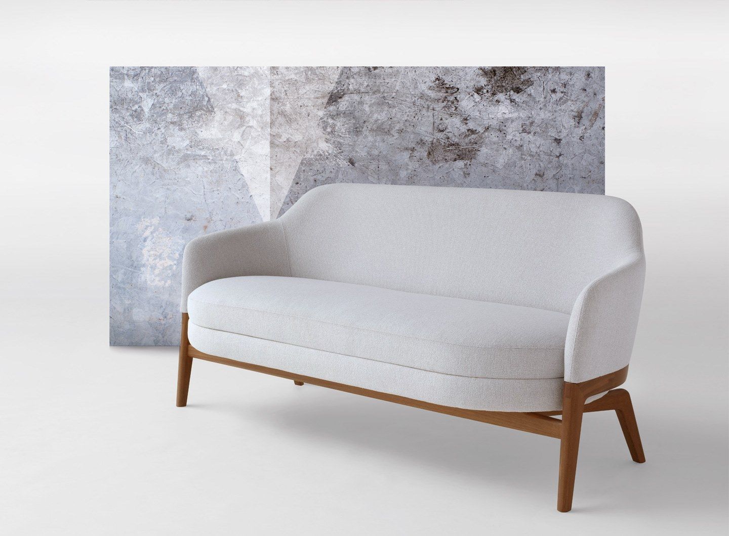 MACARON | Small sofa Fabric small sofa By PIAVAL | design Laura Silvestrini