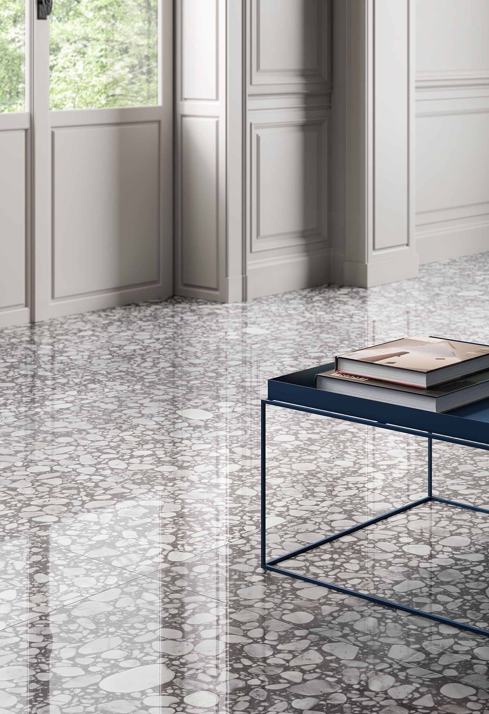 Porcelain stoneware wall/floor tiles terrazzo effect MACRO By ...