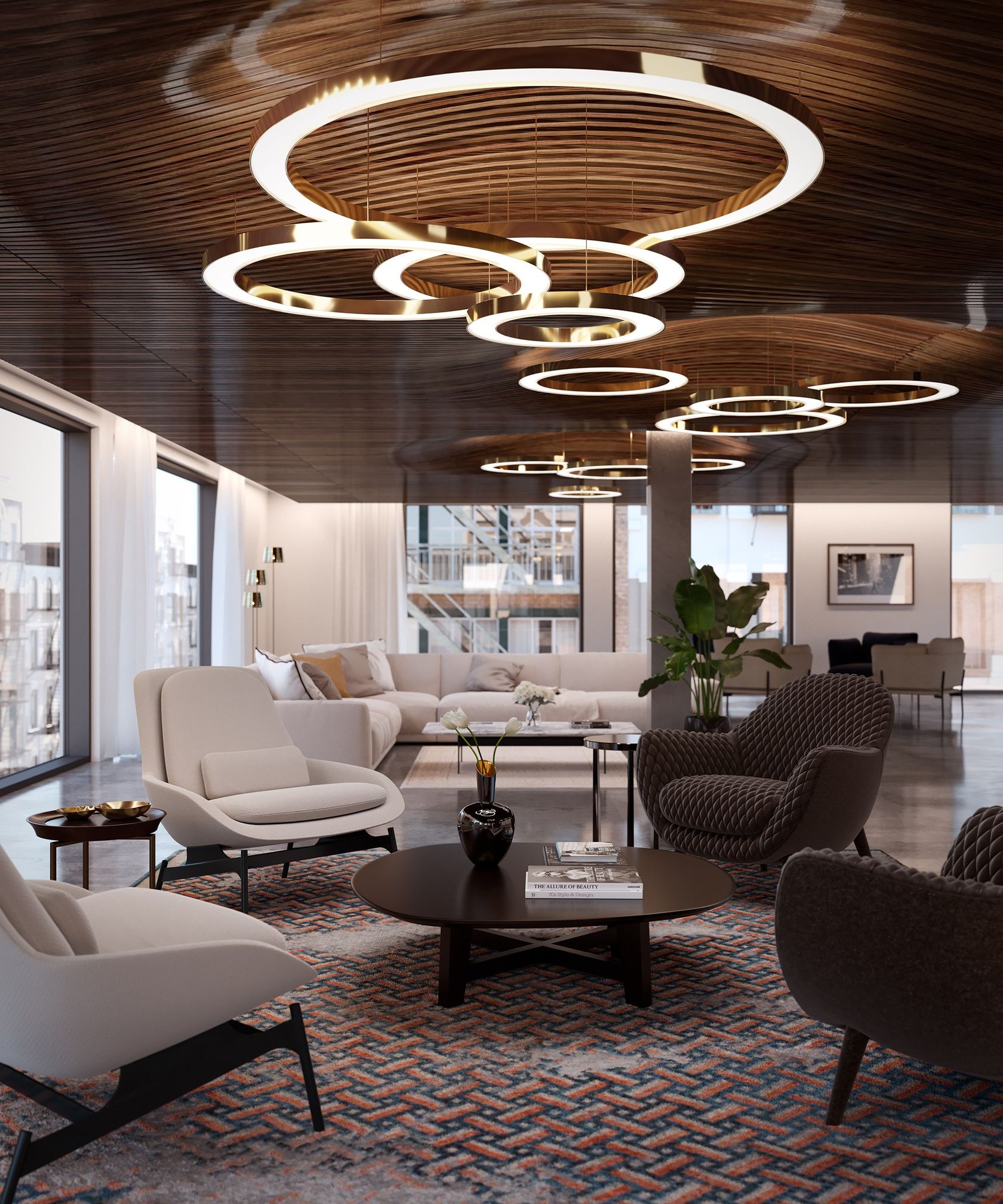 MAHLU Handmade metal pendant lamp By Cameron Design House