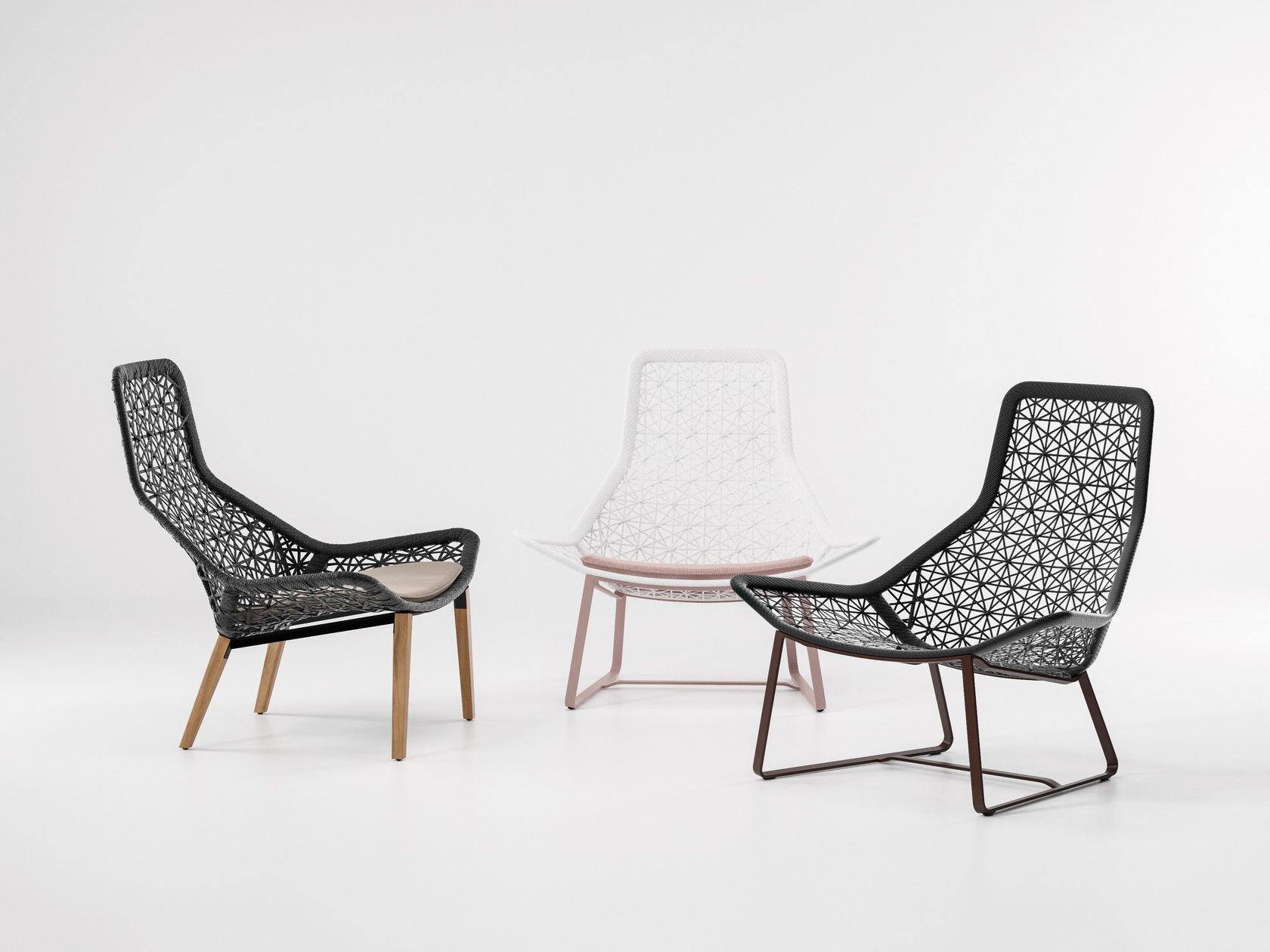 MAIA | Rope garden armchair By KETTAL design Patricia Urquiola