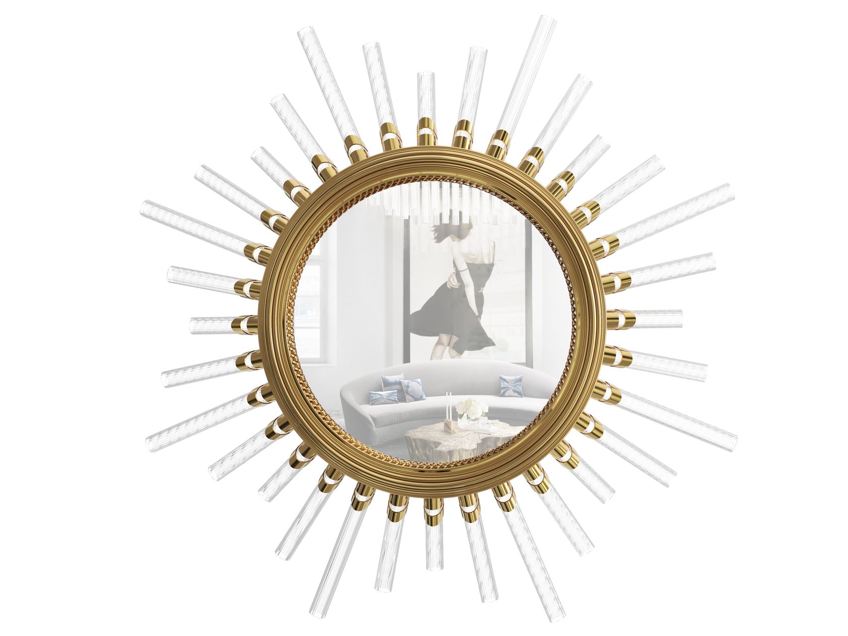 MAJESTIC XL | Mirror with integrated lighting By LUXXU