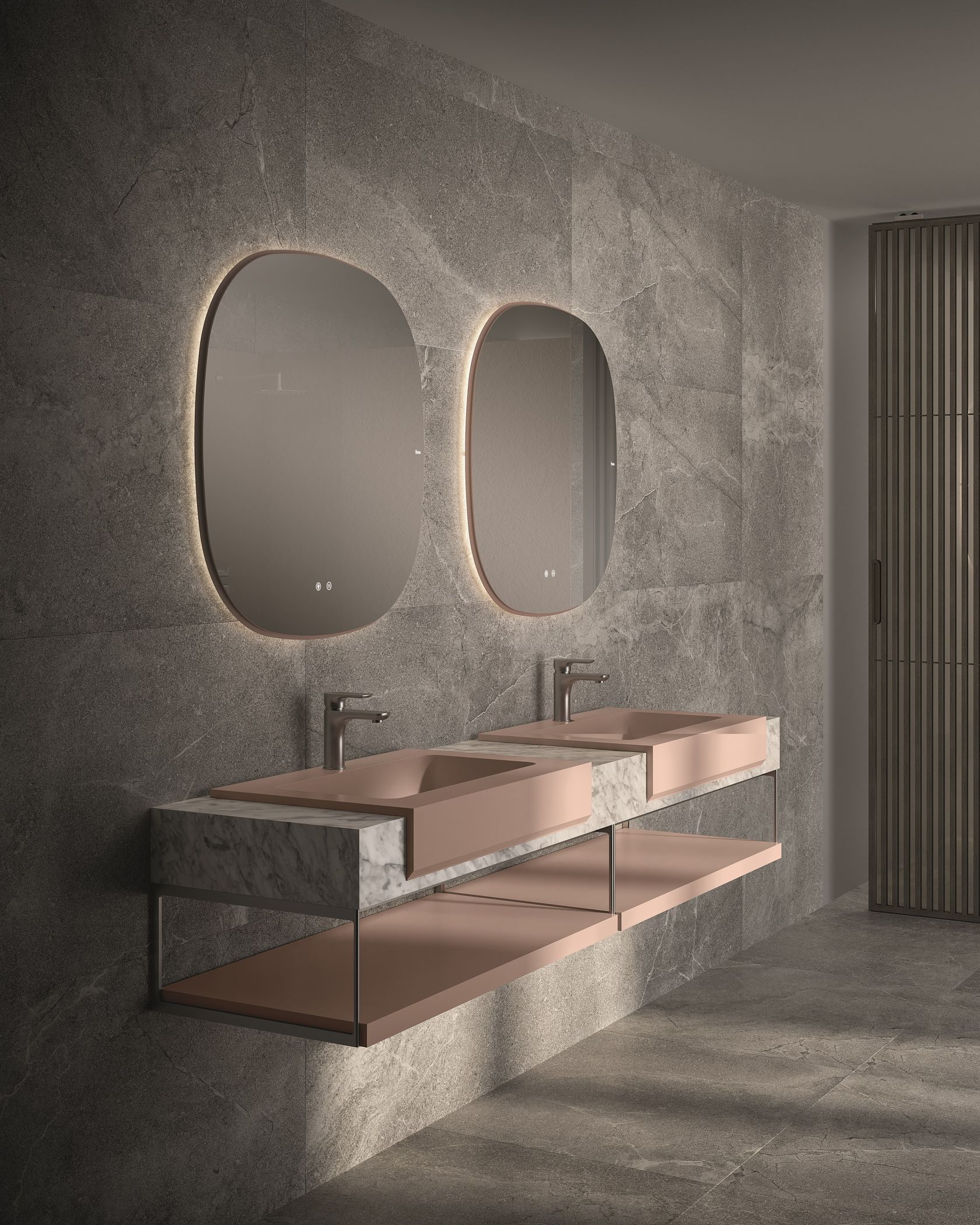 MAKING | Double vanity unit Making Collection By Fiora
