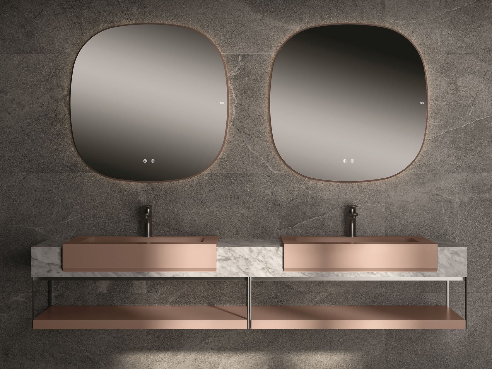 MAKING | Double vanity unit Making Collection By Fiora
