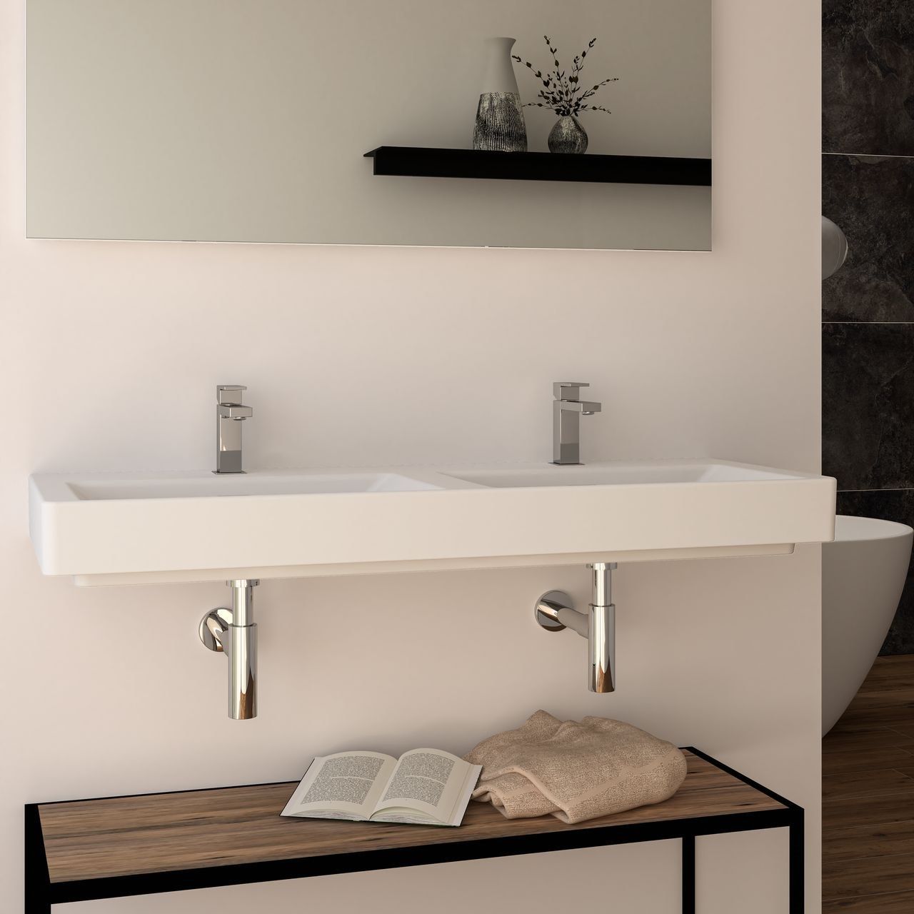 MALIBU | Double washbasin By Ercos | Ponsi