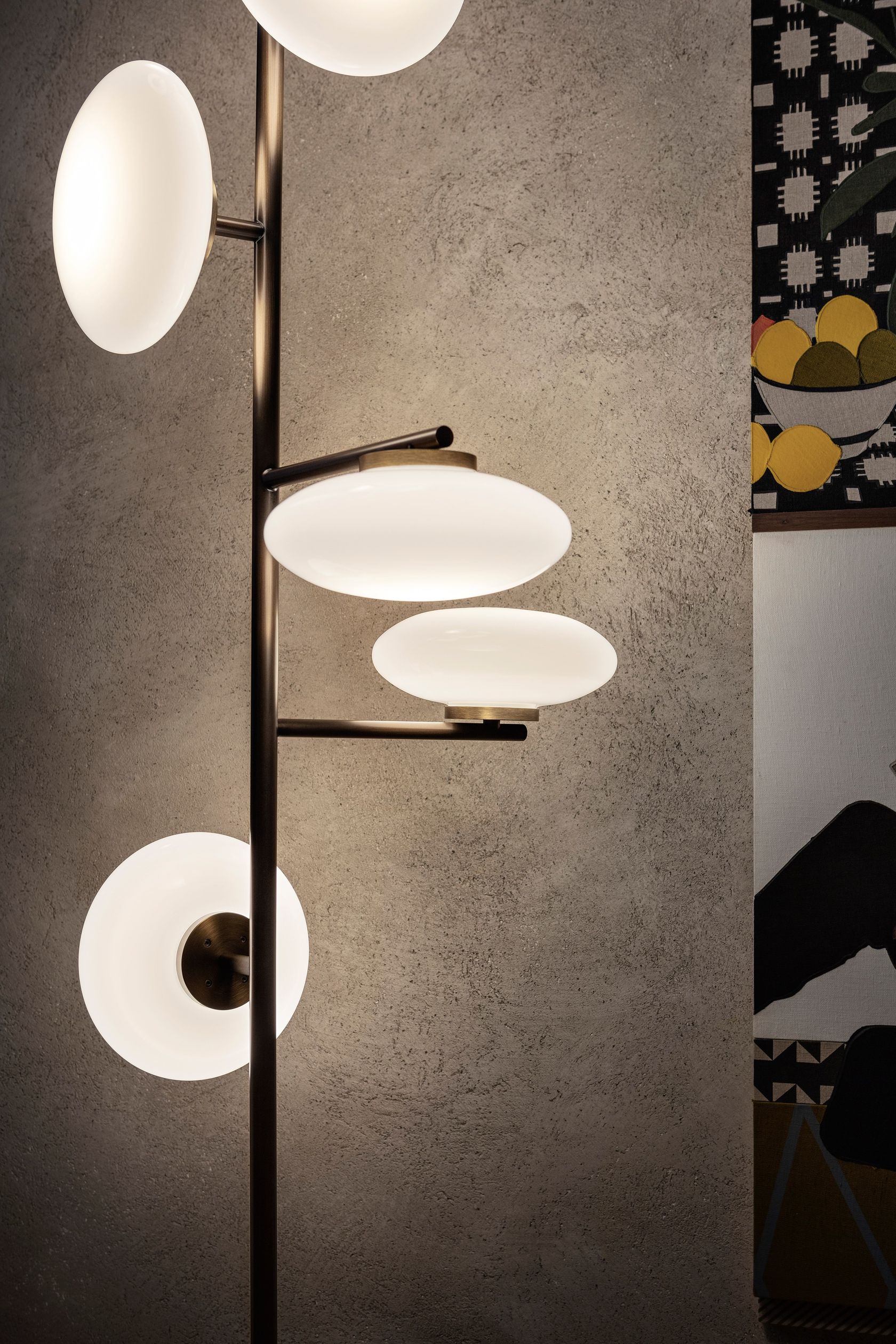 MAMÌ LED height-adjustable metal floor lamp By PENTA | design Umberto ...