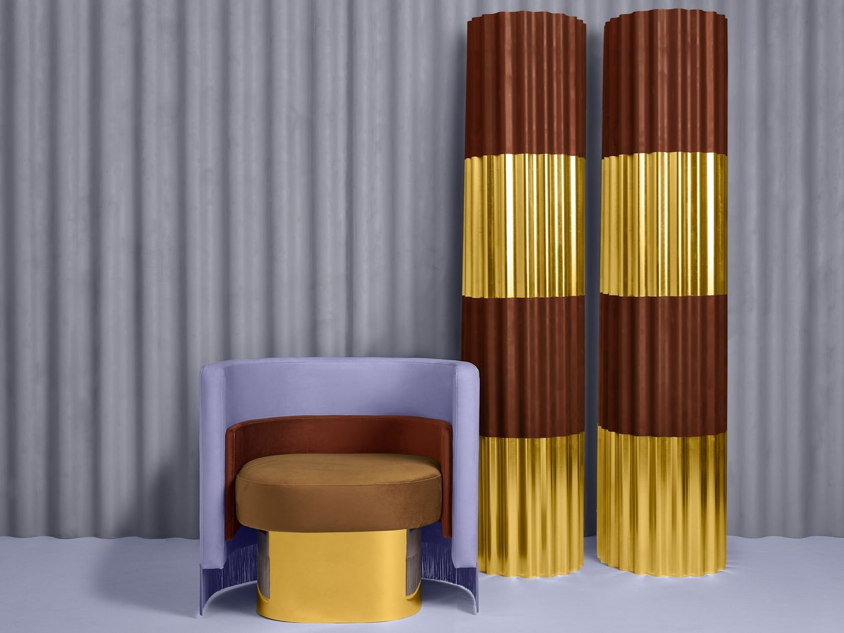 MAMBO Velvet armchair with armrests By Houtique | design Masquespacio