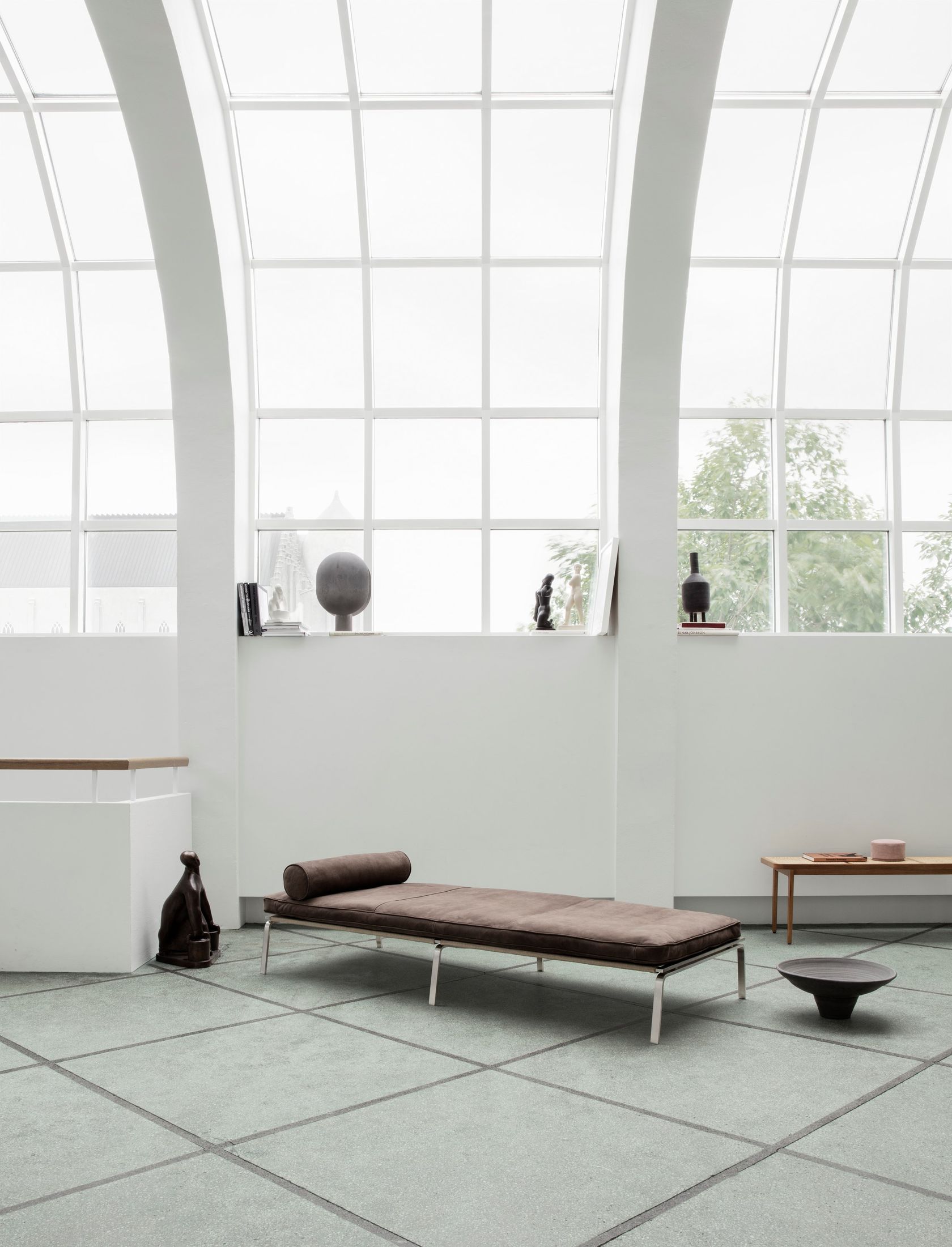 MAN Upholstered leather day bed By NORR11 | design Knut Bendik Humlevik ...