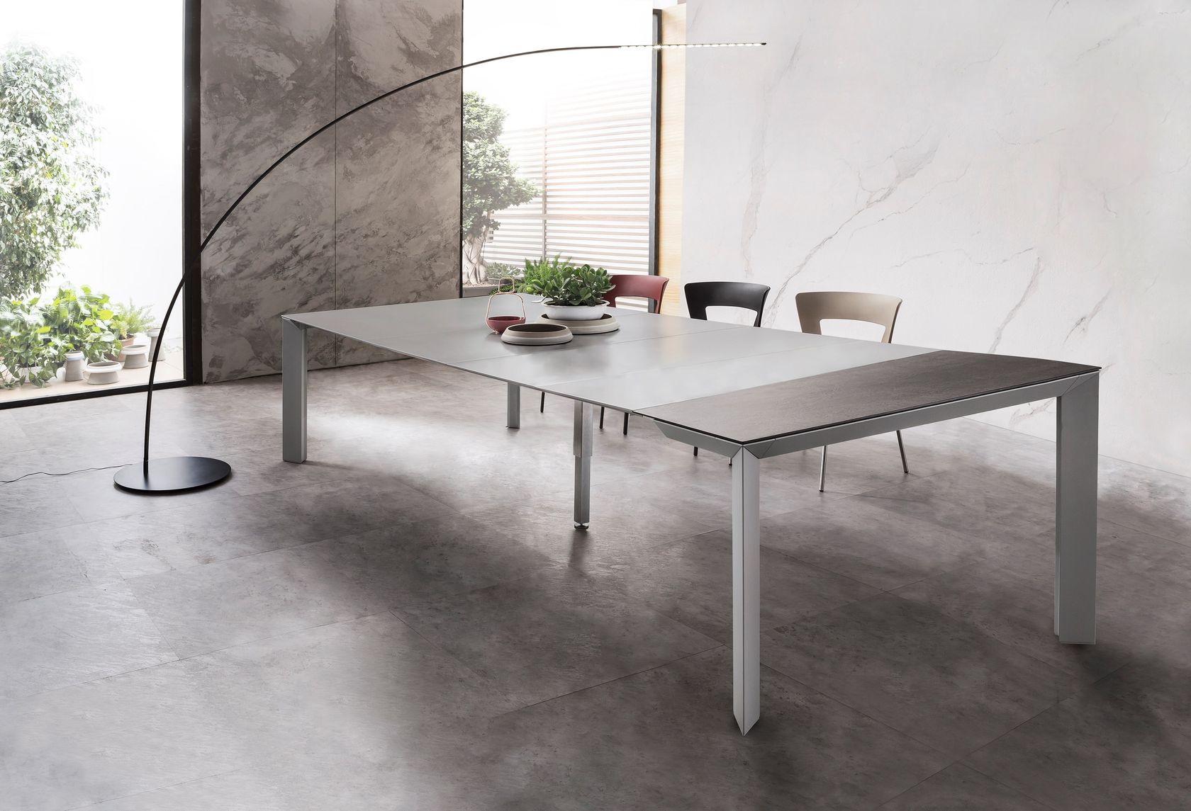 MANHATTAN | Ceramic console table By RIFLESSI