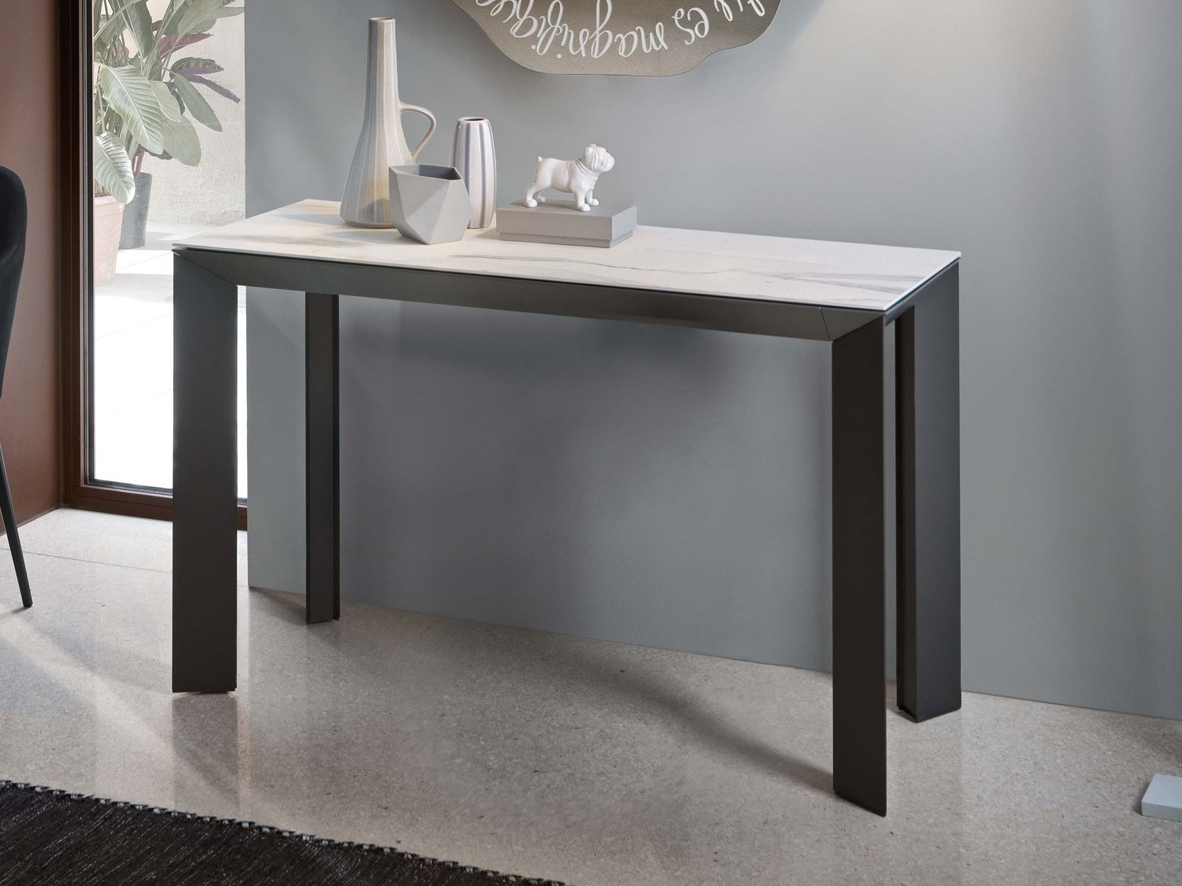 MANHATTAN | Ceramic console table By RIFLESSI