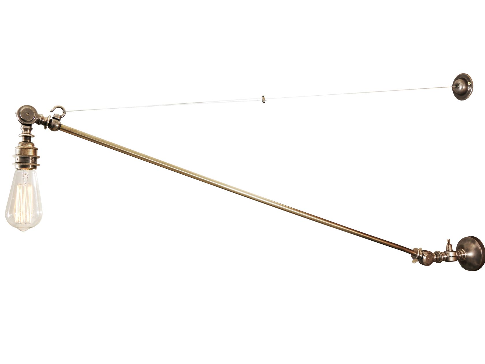 MANICK ADJUSTABLE INDUSTRIAL WALL LIGHT Lampada da parete By Mullan ...