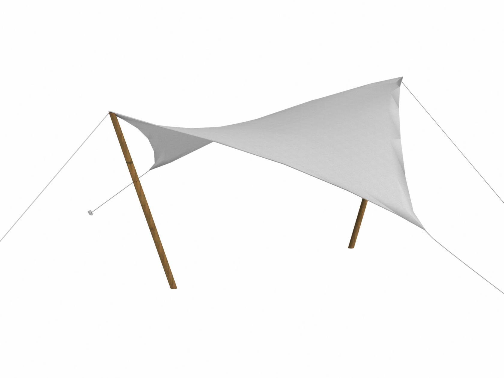 Acrylic shade sail MANTA By Unopiù