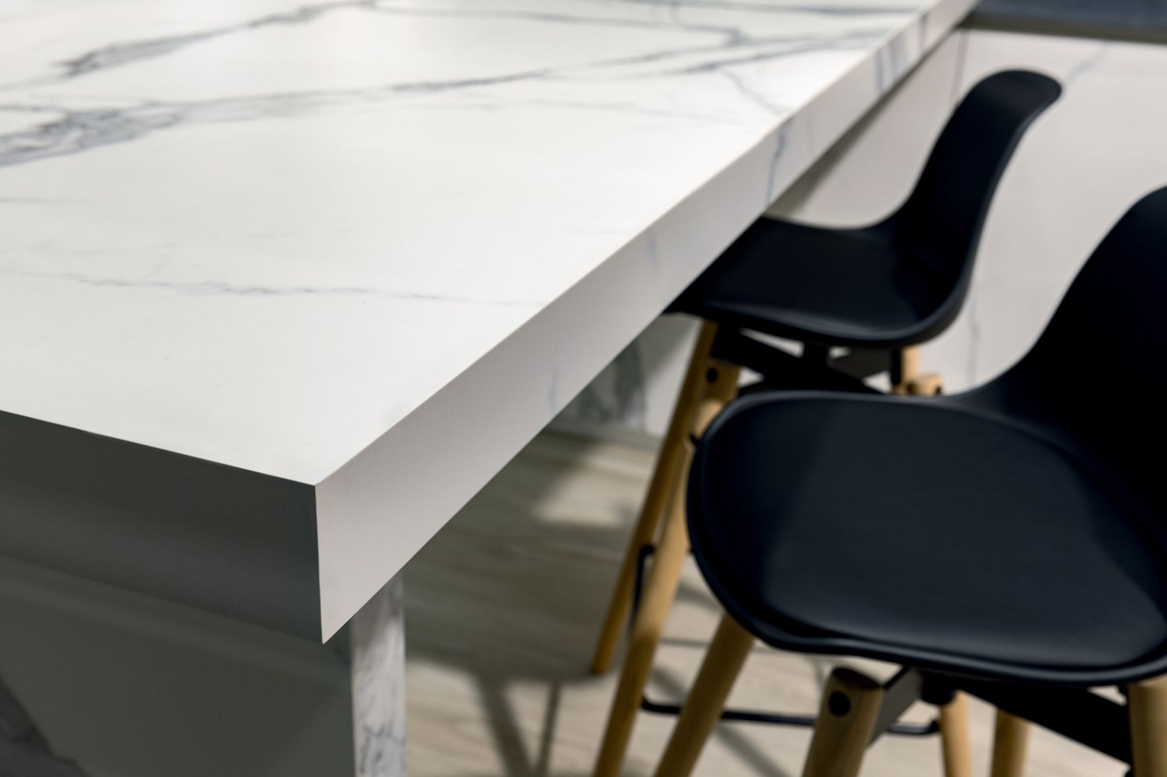 MARBLE Porcelain stoneware kitchen worktop By FLORIM stone