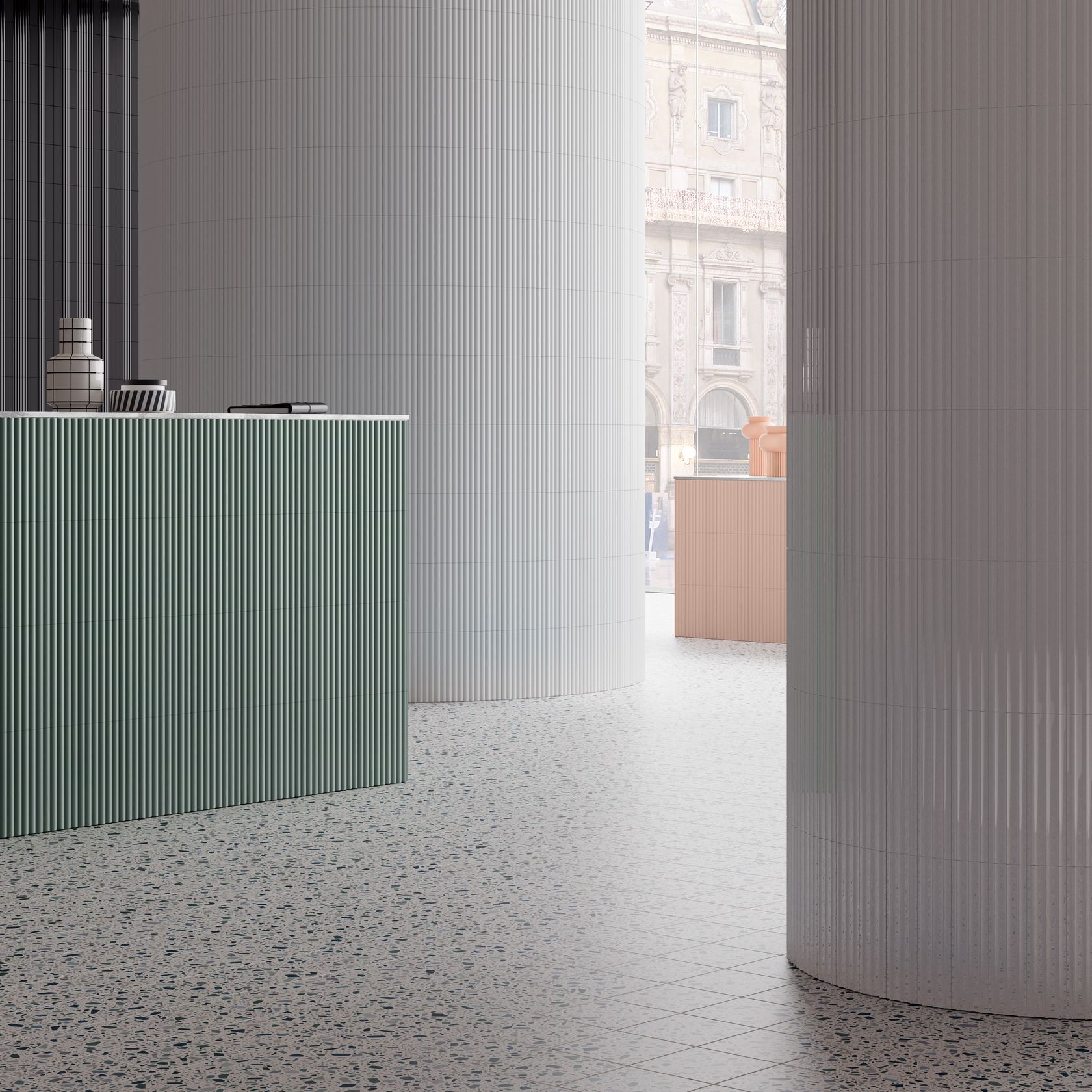 MAREA Rivestimento in ceramica a pasta bianca per interni By ...