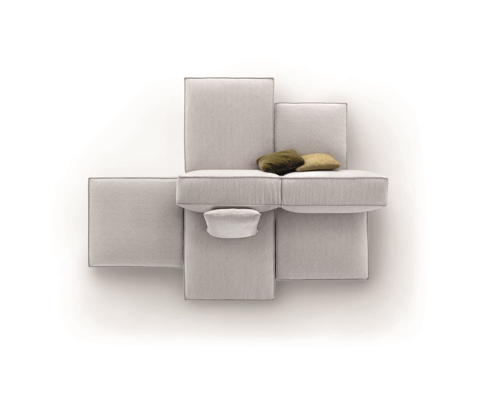 MARECHIARO SYSTEM Sofá modular By arflex | design Mario Marenco