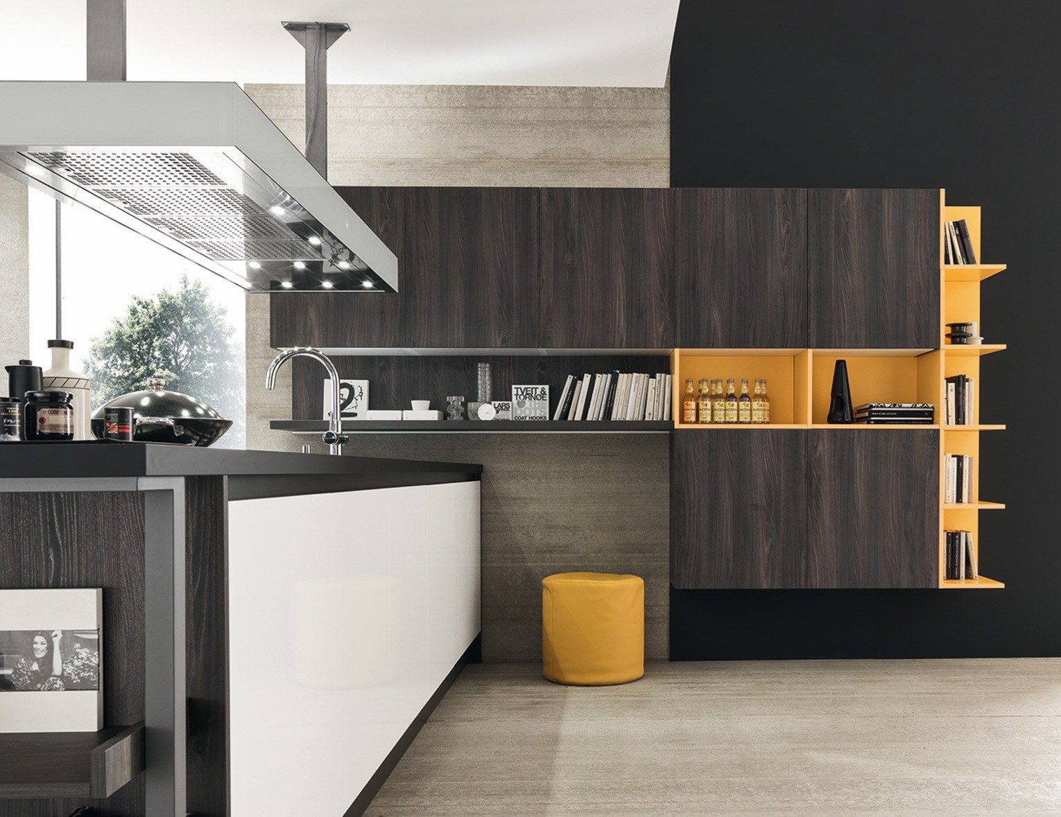 MARINA LINE 3.0 / 02 Cocina integral de Fenix-NTM® con península By ...