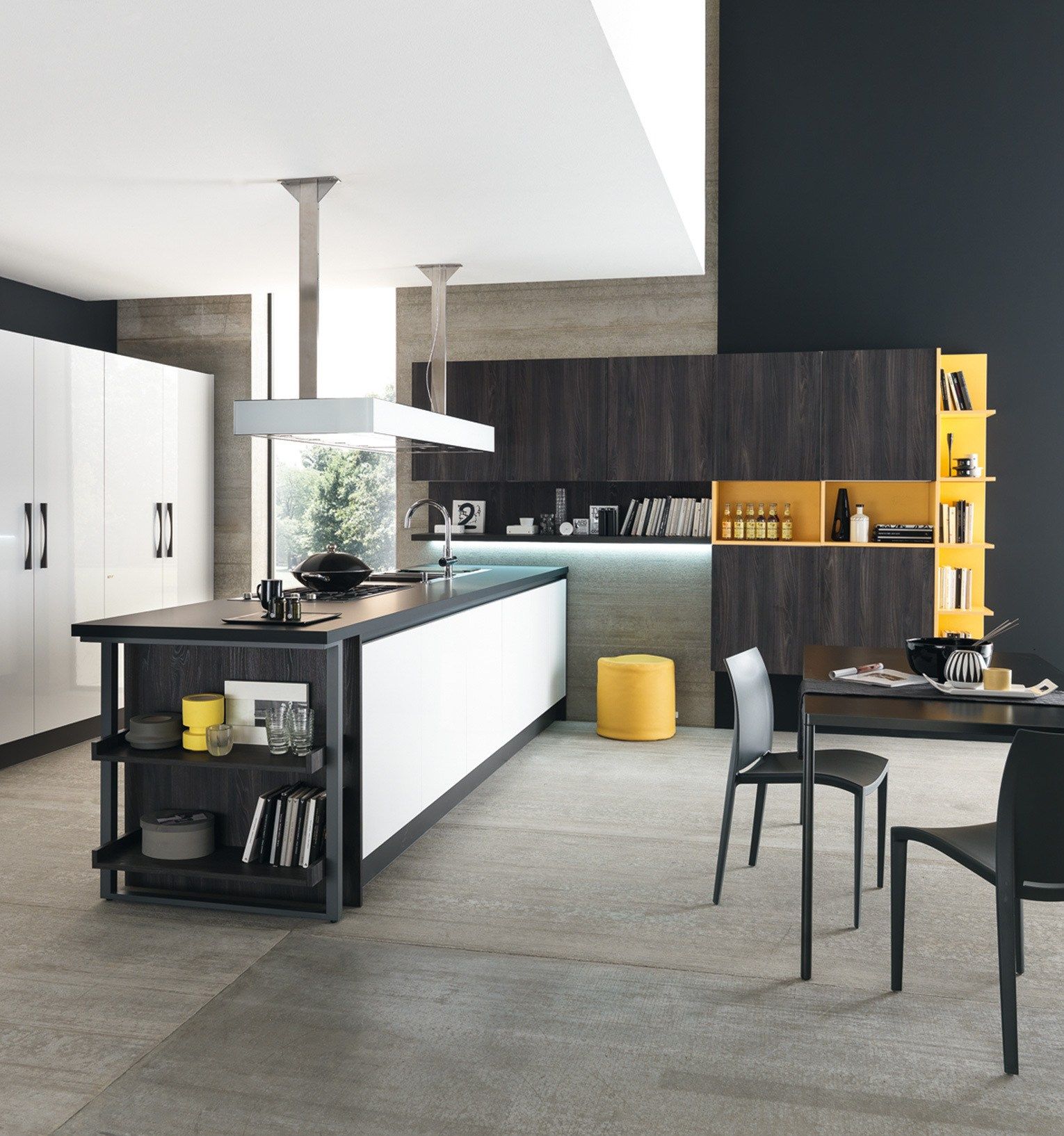 MARINA LINE 3.0 / 02 Cocina integral de Fenix-NTM® con península By ...