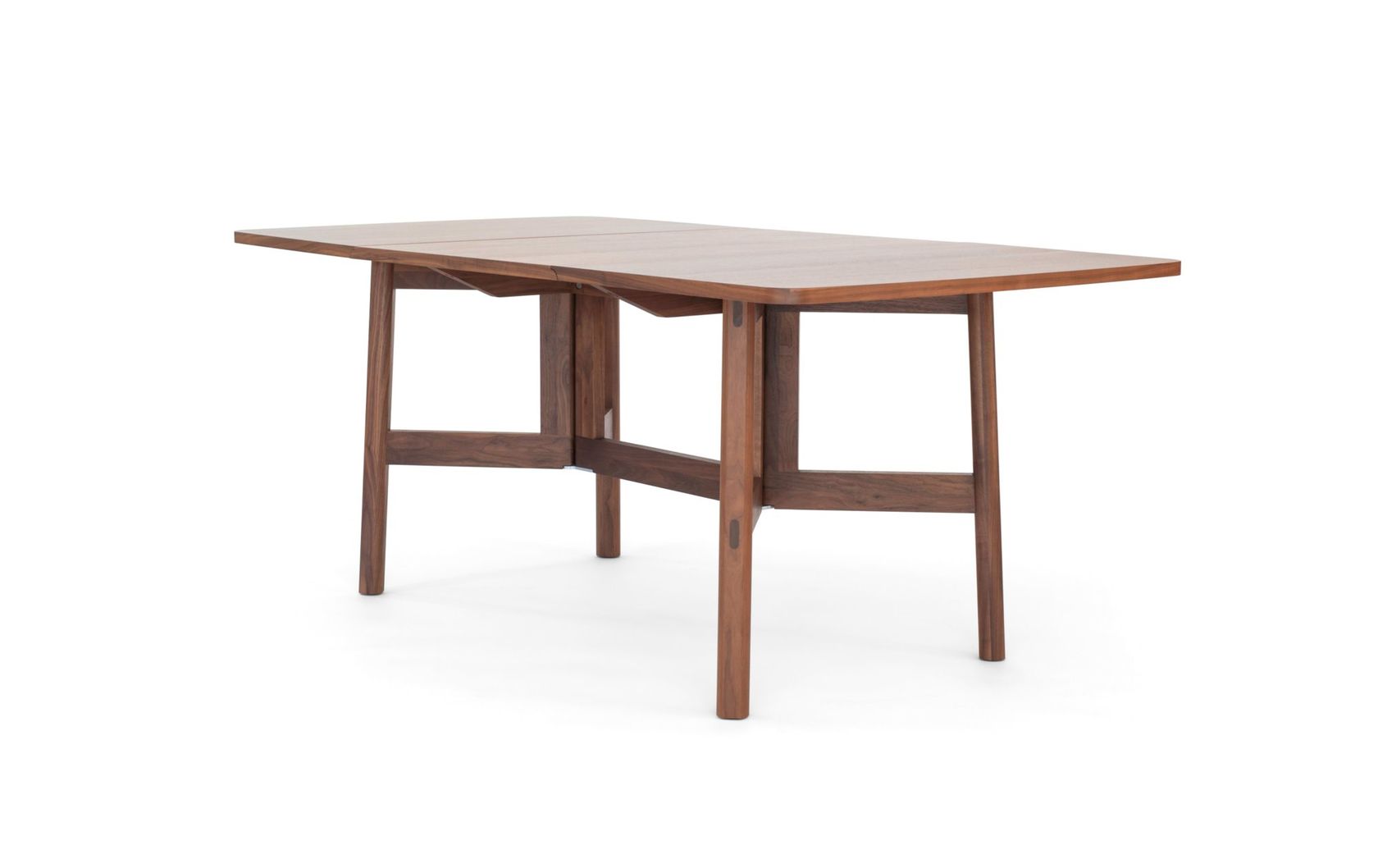 MARLOW | Walnut table Extending rectangular drop-leaf walnut table By ...