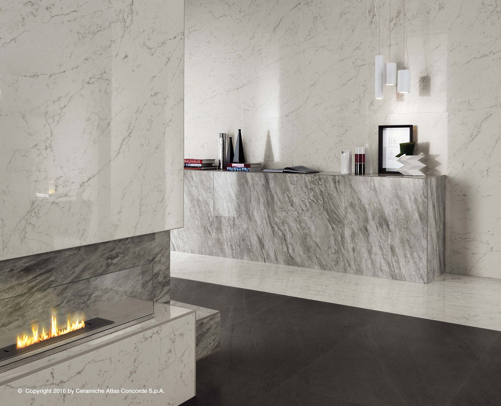 MARVEL STONE FLOOR | Flooring with marble effect Marvel Stone ...