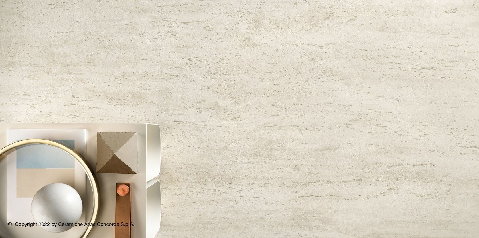 MARVEL TRAVERTINE Wall/floor tiles with marble effect By Atlas Concorde