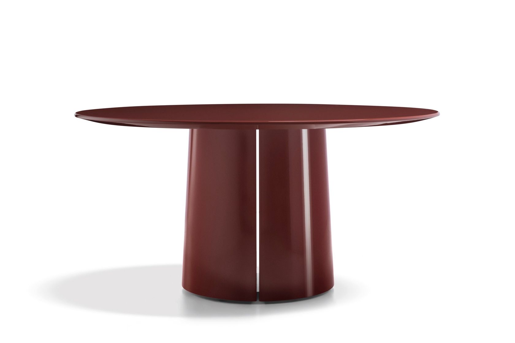 MATEO Round wooden table By Molteni & C. | design Vincent Van Duysen