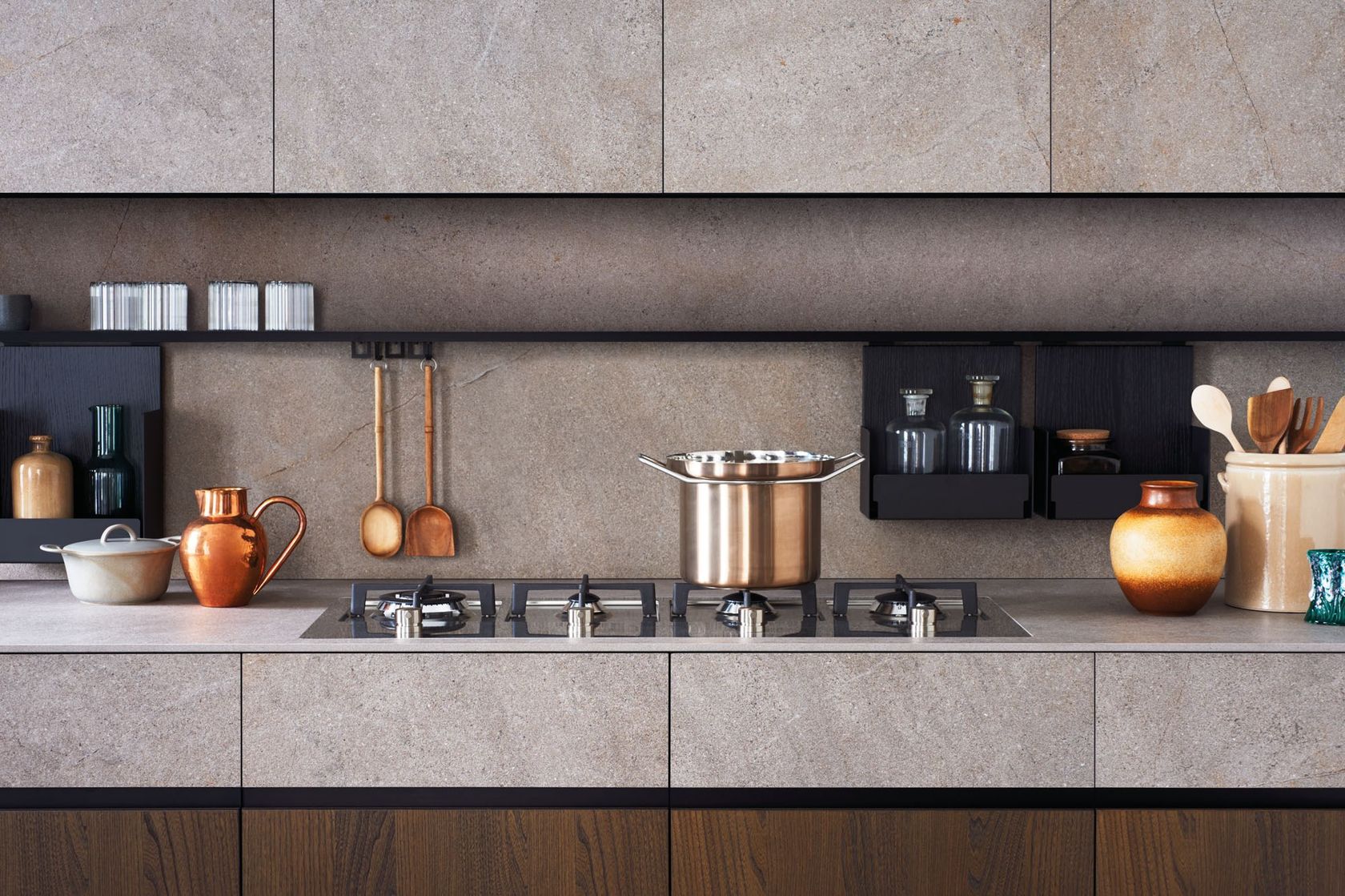 Linear fitted kitchen MAXIMA 2.2 - REFINED INTIMACY By Cesar design R&D ...