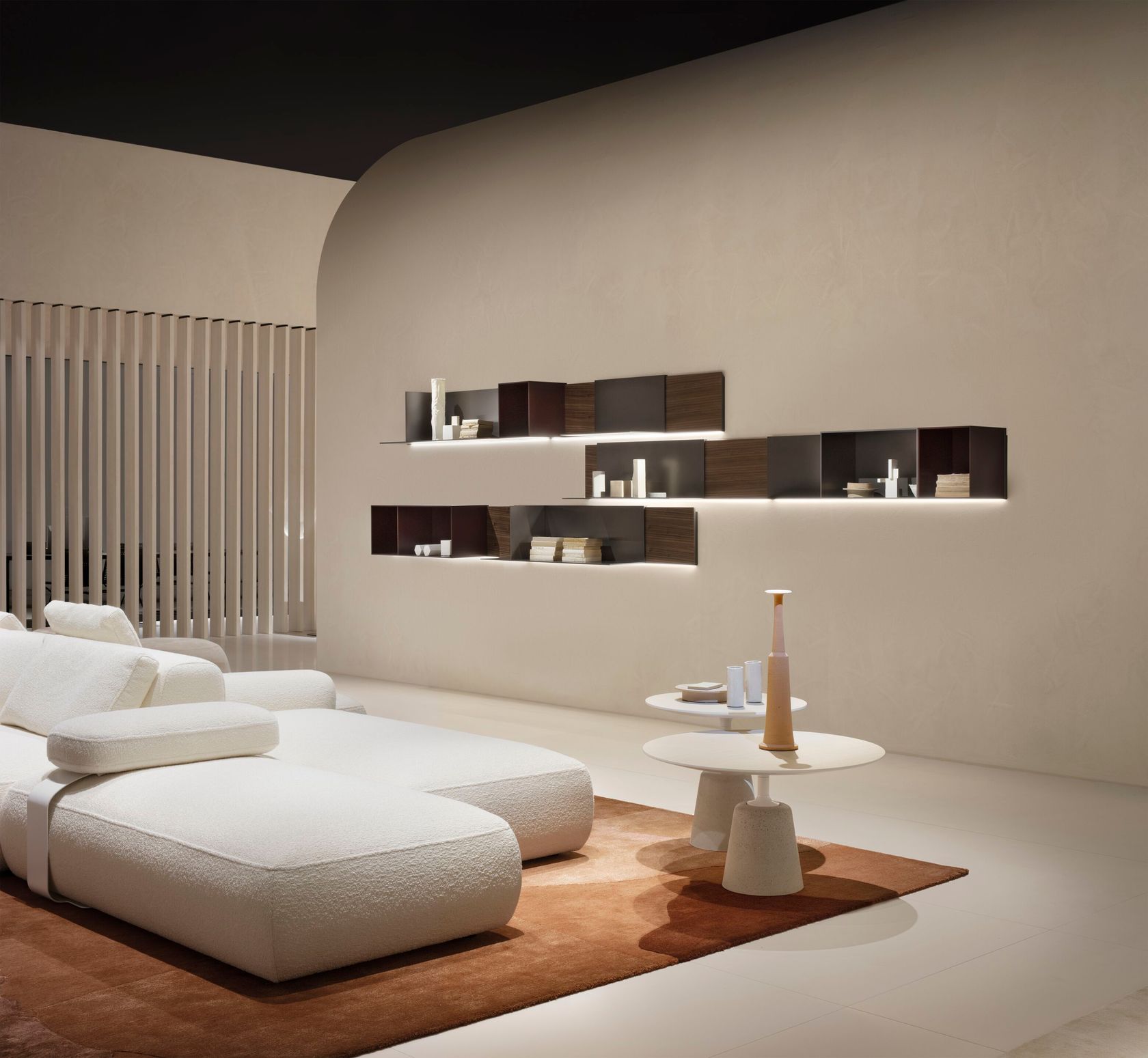 PENTAGRAMMA SIDEBOARD Modular sectional bookcase By MDF Italia