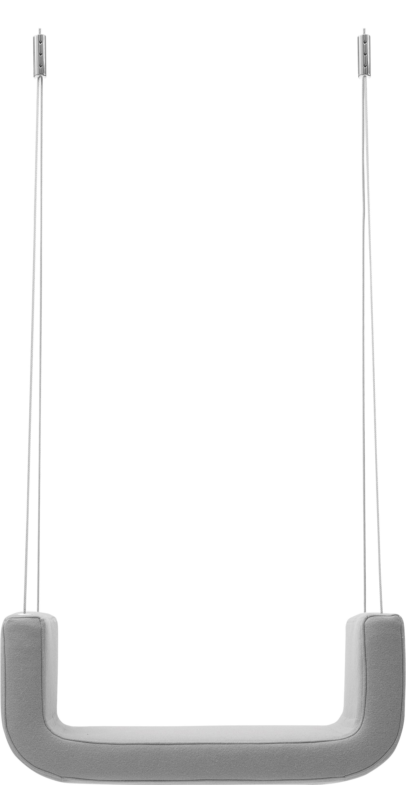 ME&U Upholstered indoor swing By SOFTLINE | design Busk + Hertzog