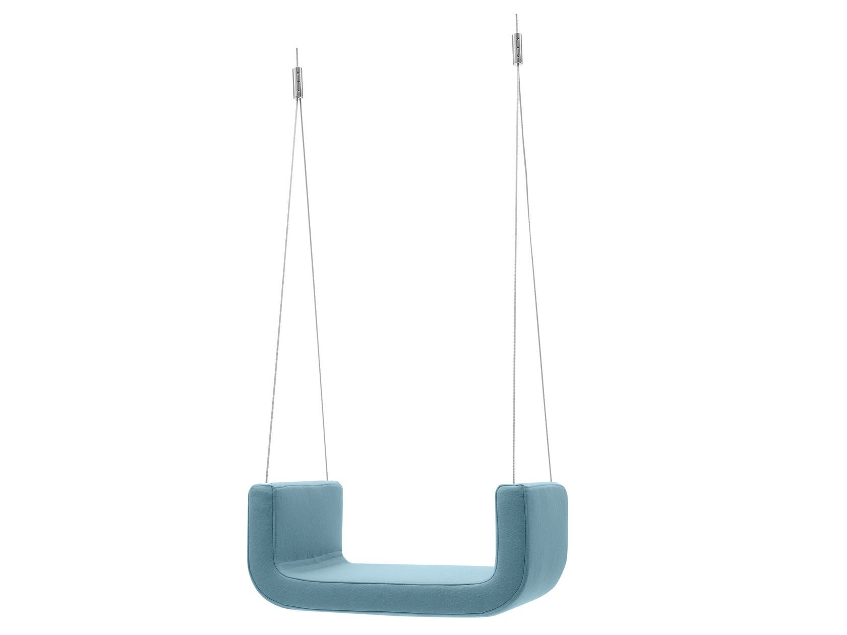 ME&U Upholstered indoor swing By SOFTLINE | design Busk + Hertzog