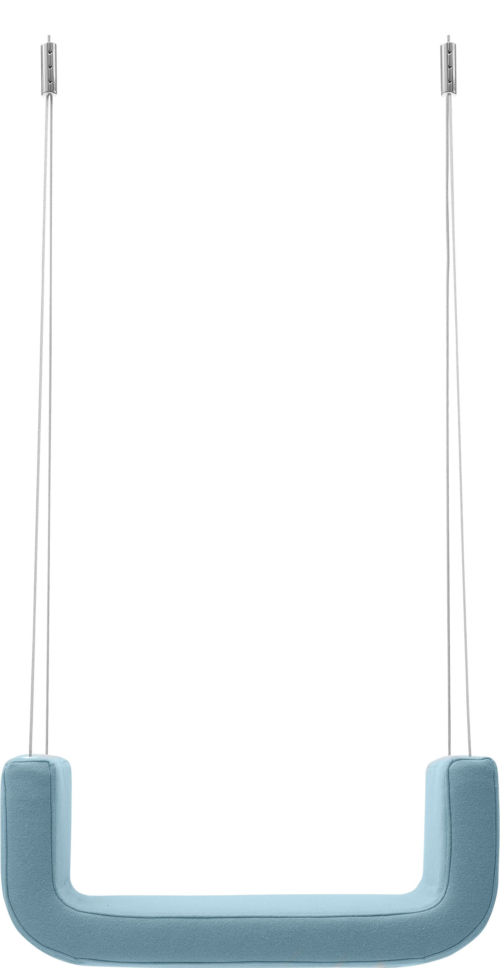 ME&U Upholstered indoor swing By SOFTLINE | design Busk + Hertzog