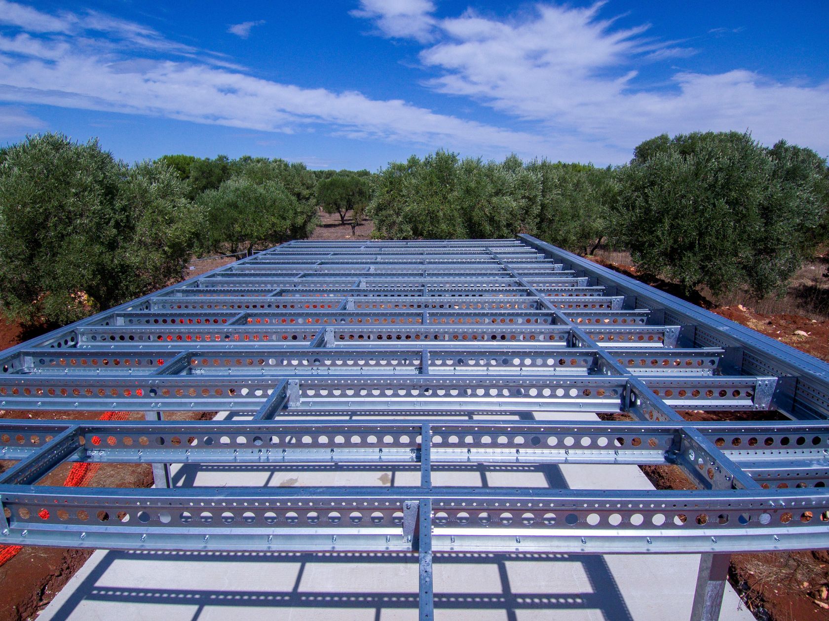 Steel building system MECHANO STEEL FRAME By Scaffsystem