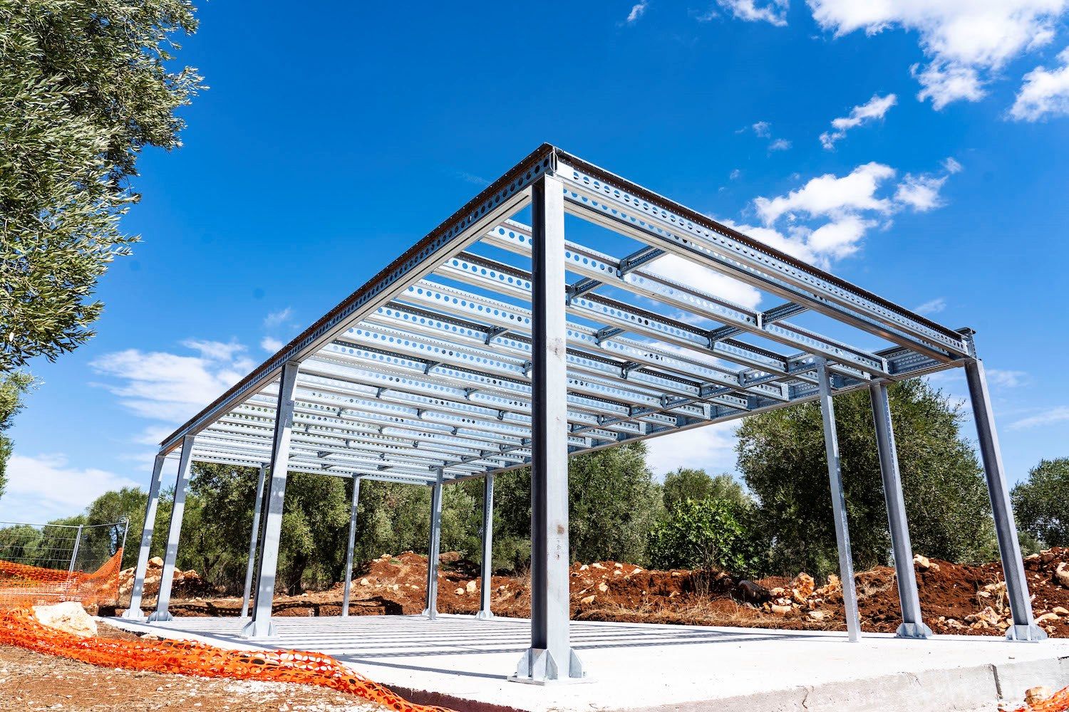 Steel building system MECHANO STEEL FRAME By Scaffsystem