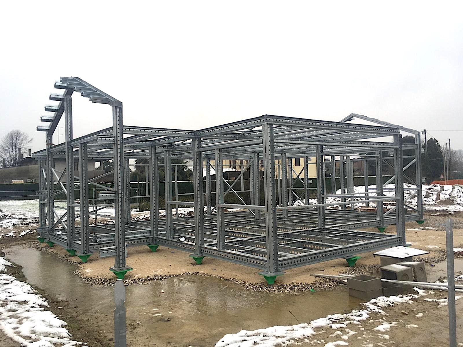 Steel building system MECHANO STEEL FRAME By Scaffsystem