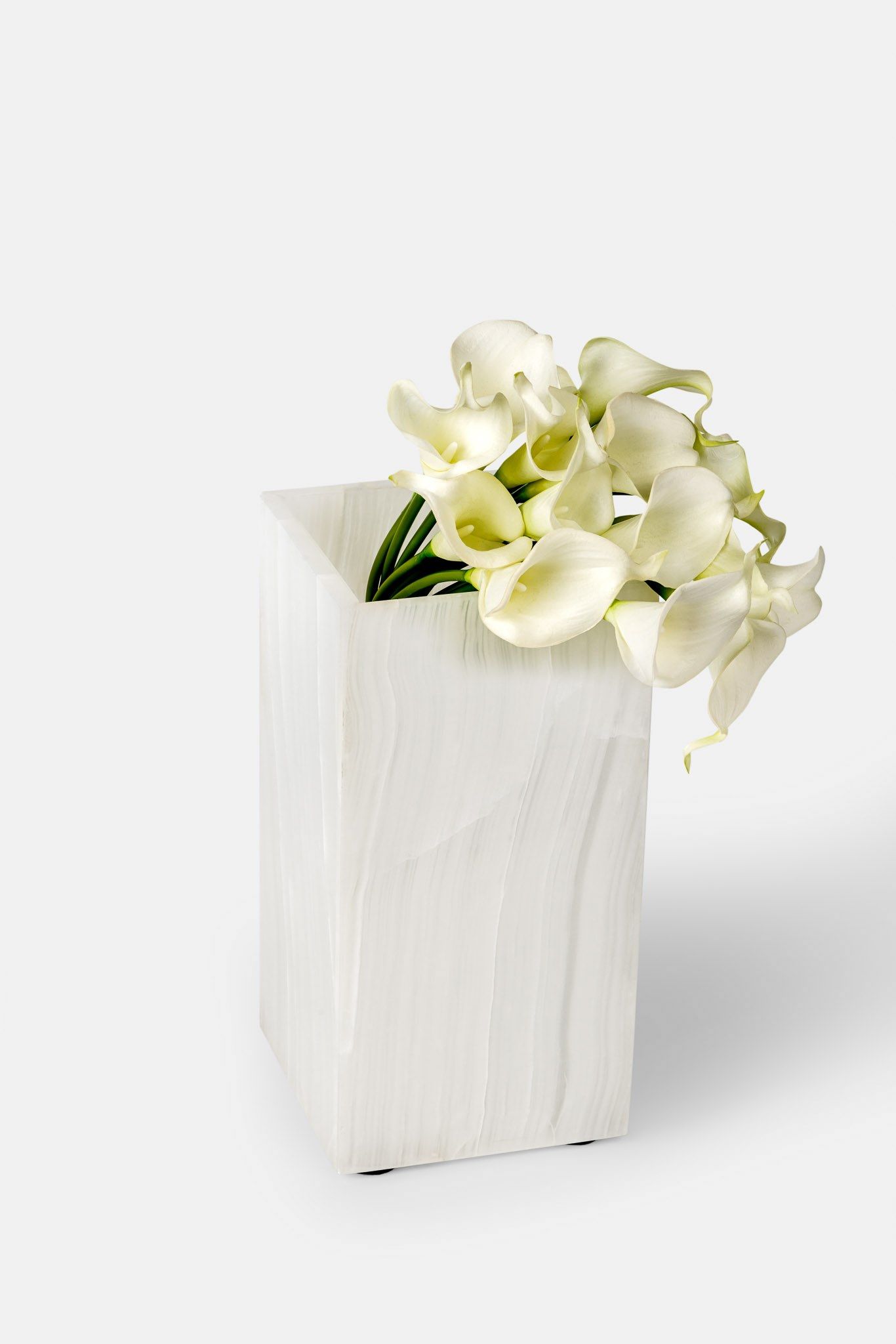 Natural stone vase MEDIUM FLOWER VASE By Valsecchi Marmi