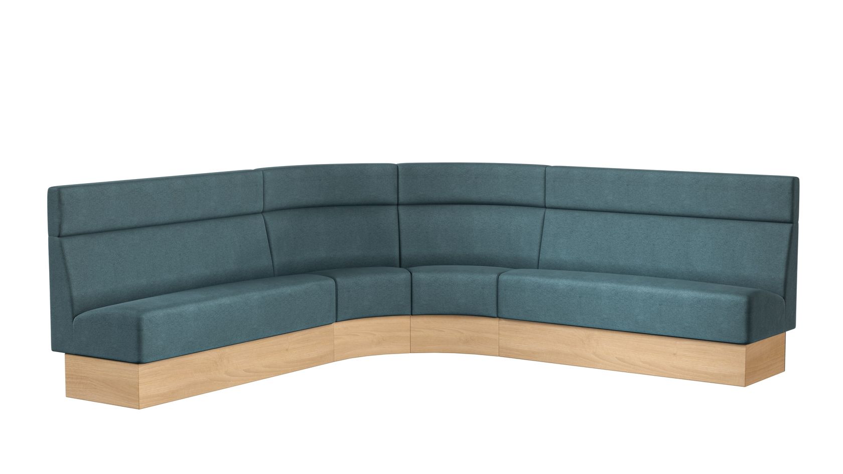 MEETER | Curved sofa By Intuit by Softrend