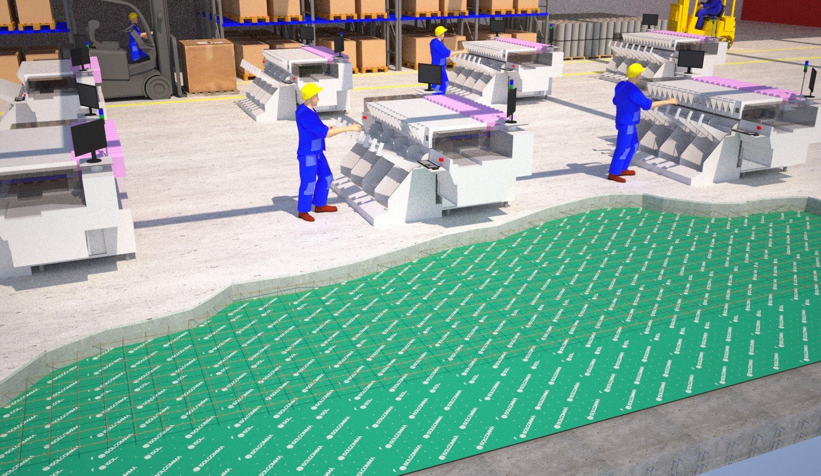 Assorbitore di vibrazioni, sistema antivibrante MEGAPOINT - Isolgomma - Edilportale