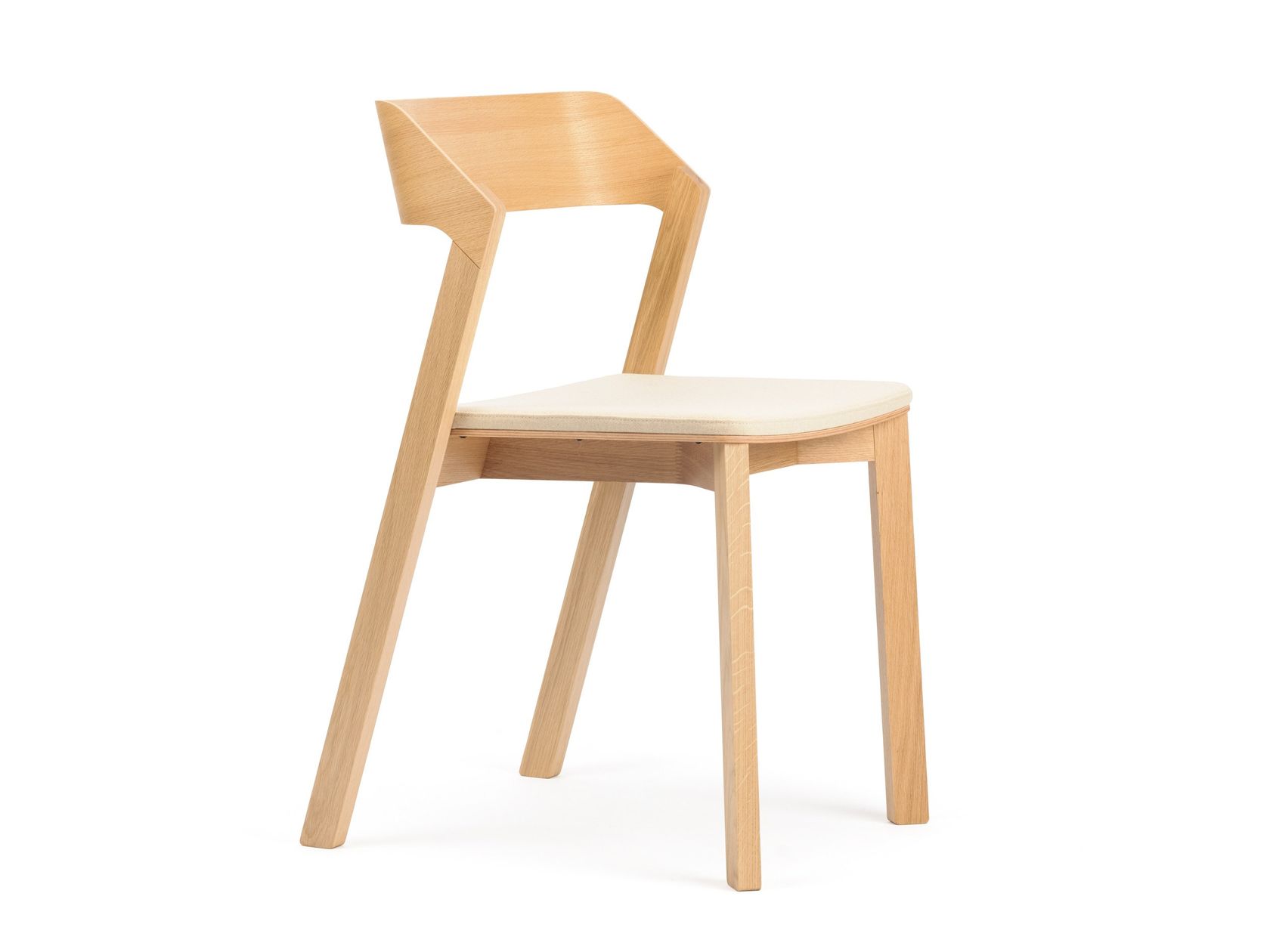 MERANO 313 401 Wooden chair with integrated cushion By TON | design ...