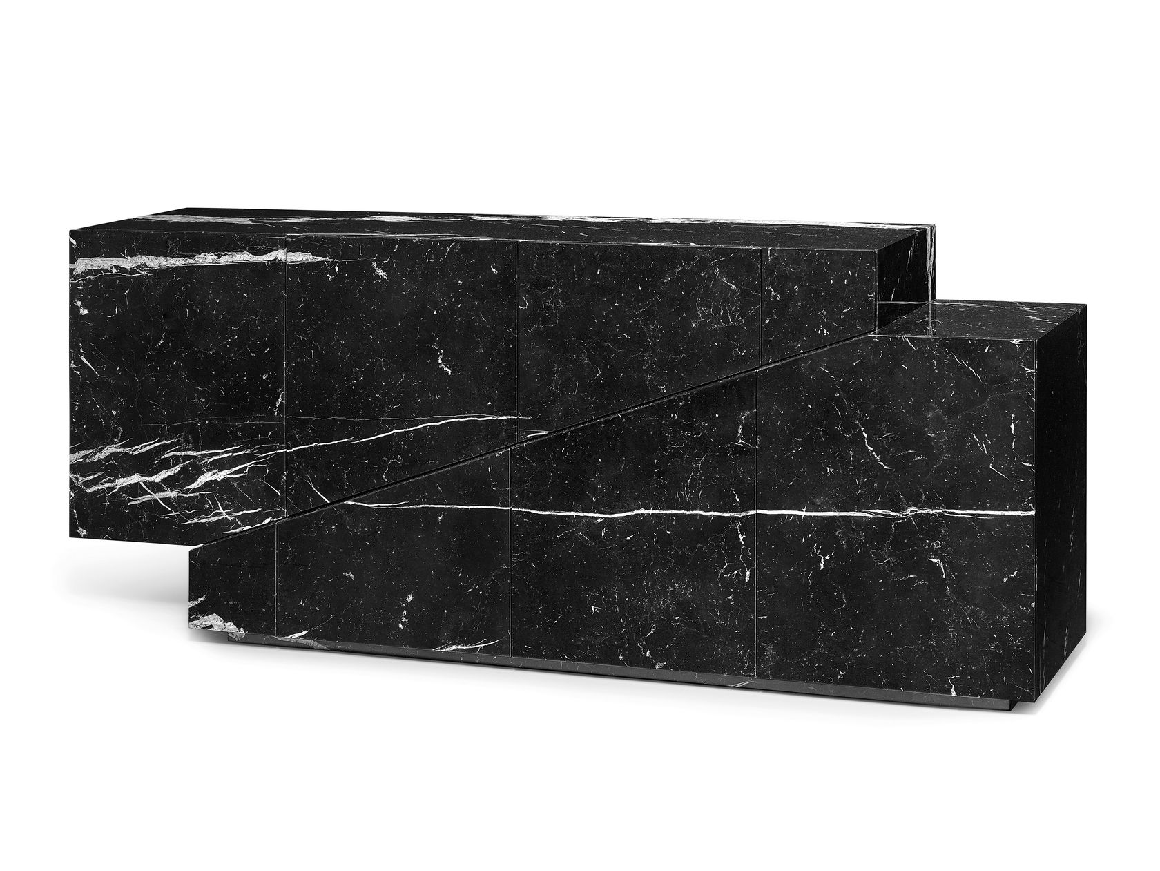 EARTH TO EARTH Marble sideboard with drawers By Ginger & Jagger