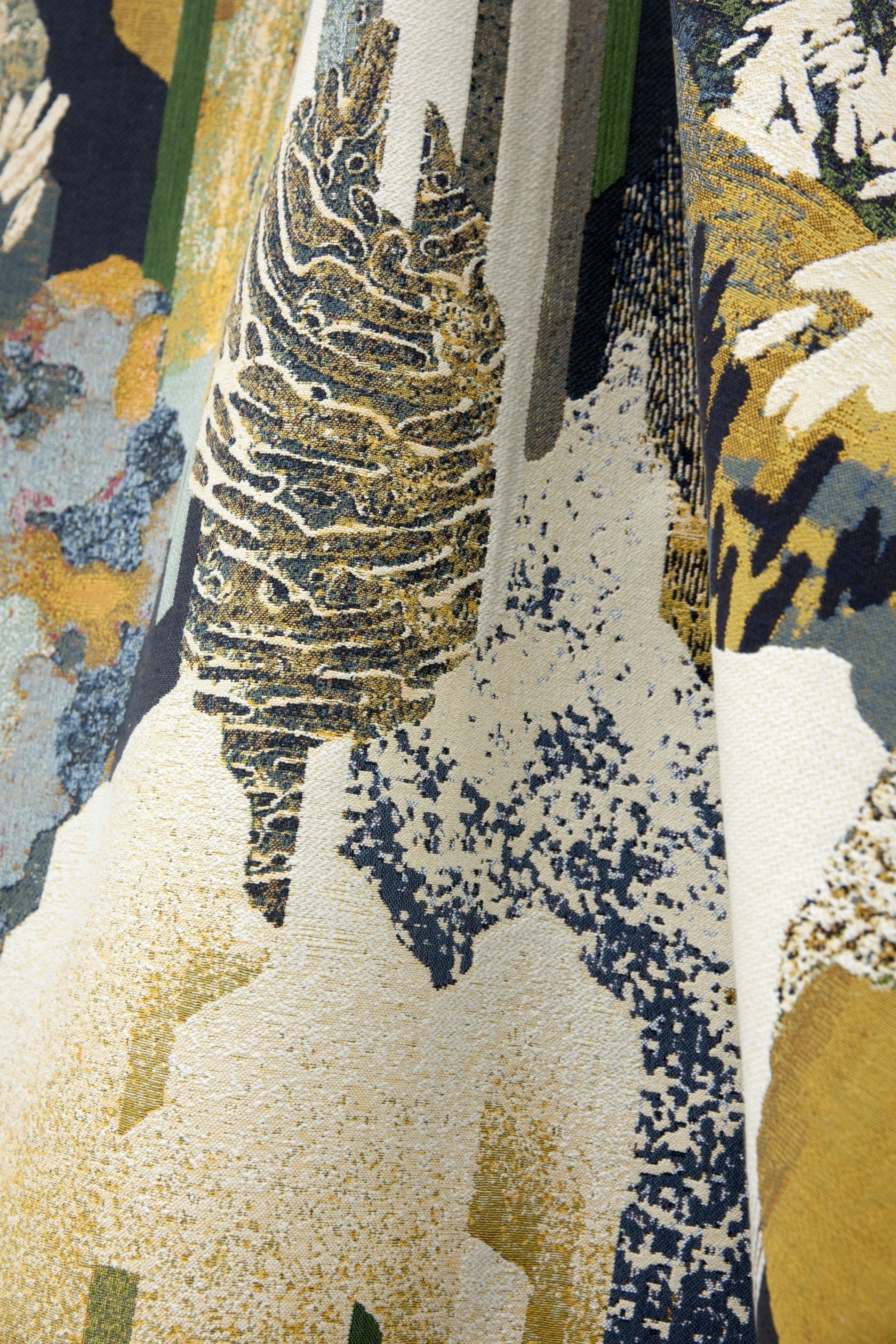 Multi-colored fabric with floral pattern MERLIN Nature précieuse ...