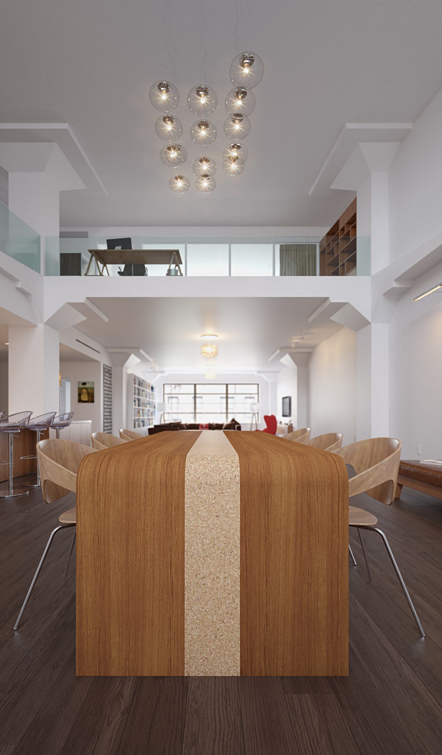 Rectangular teak table MESA By OTQ design Matteo Congiu