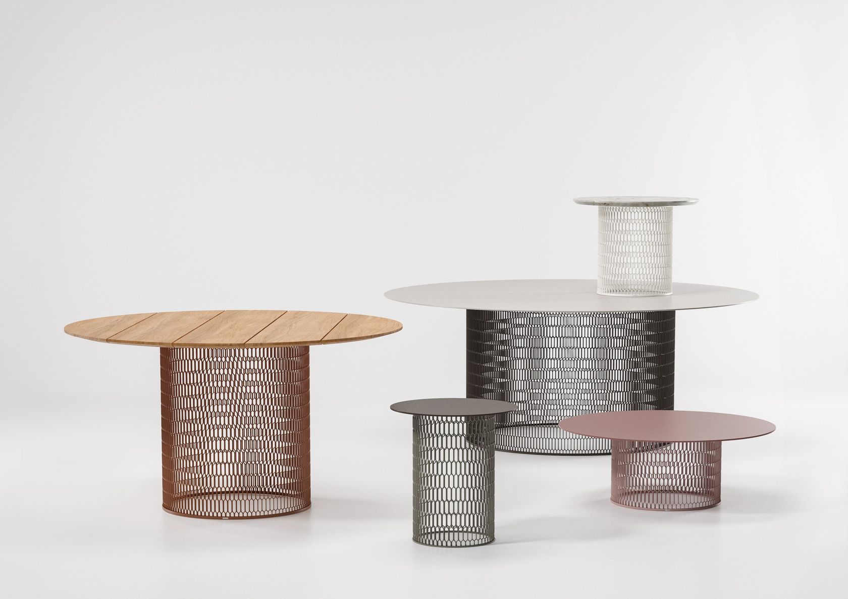 MESH | Aluminium coffee table Mesh Collection By Kettal design Patricia ...