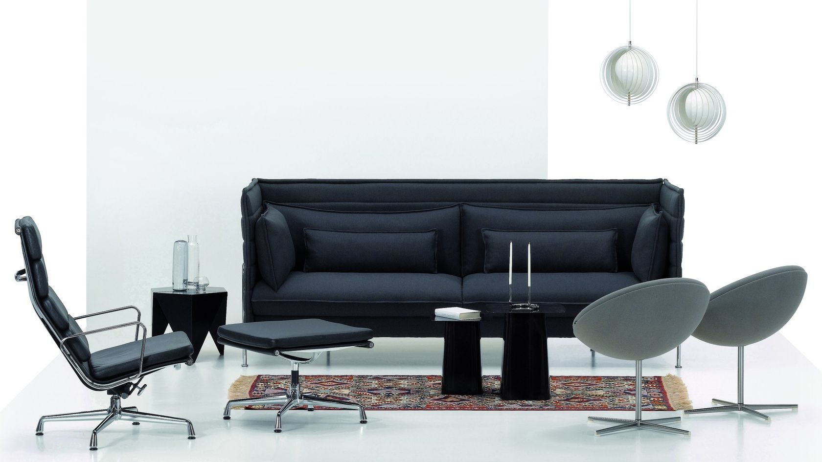 METAL SIDE TAB Powder coated steel coffee table By Vitra | design Ronan ...