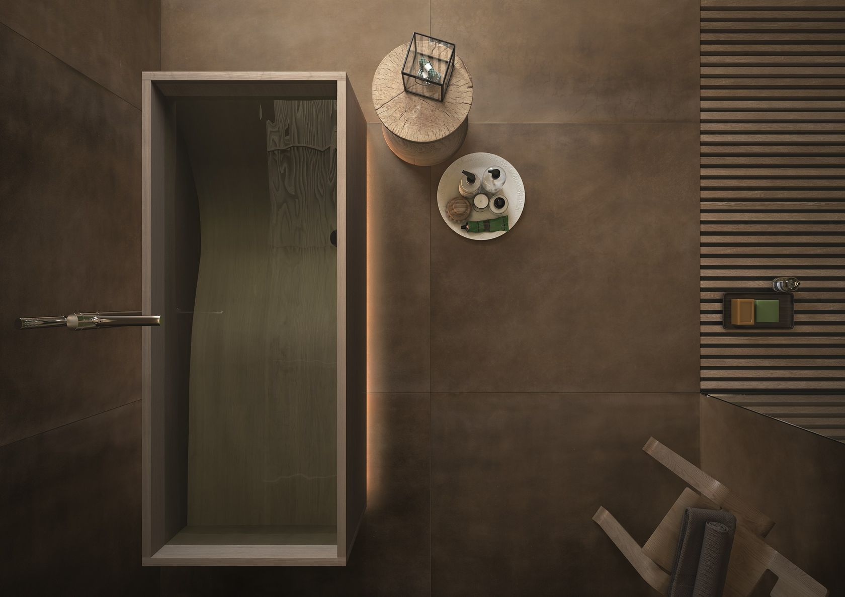 Porcelain stoneware wall/floor tiles with metal effect METAMORFOSI By ...