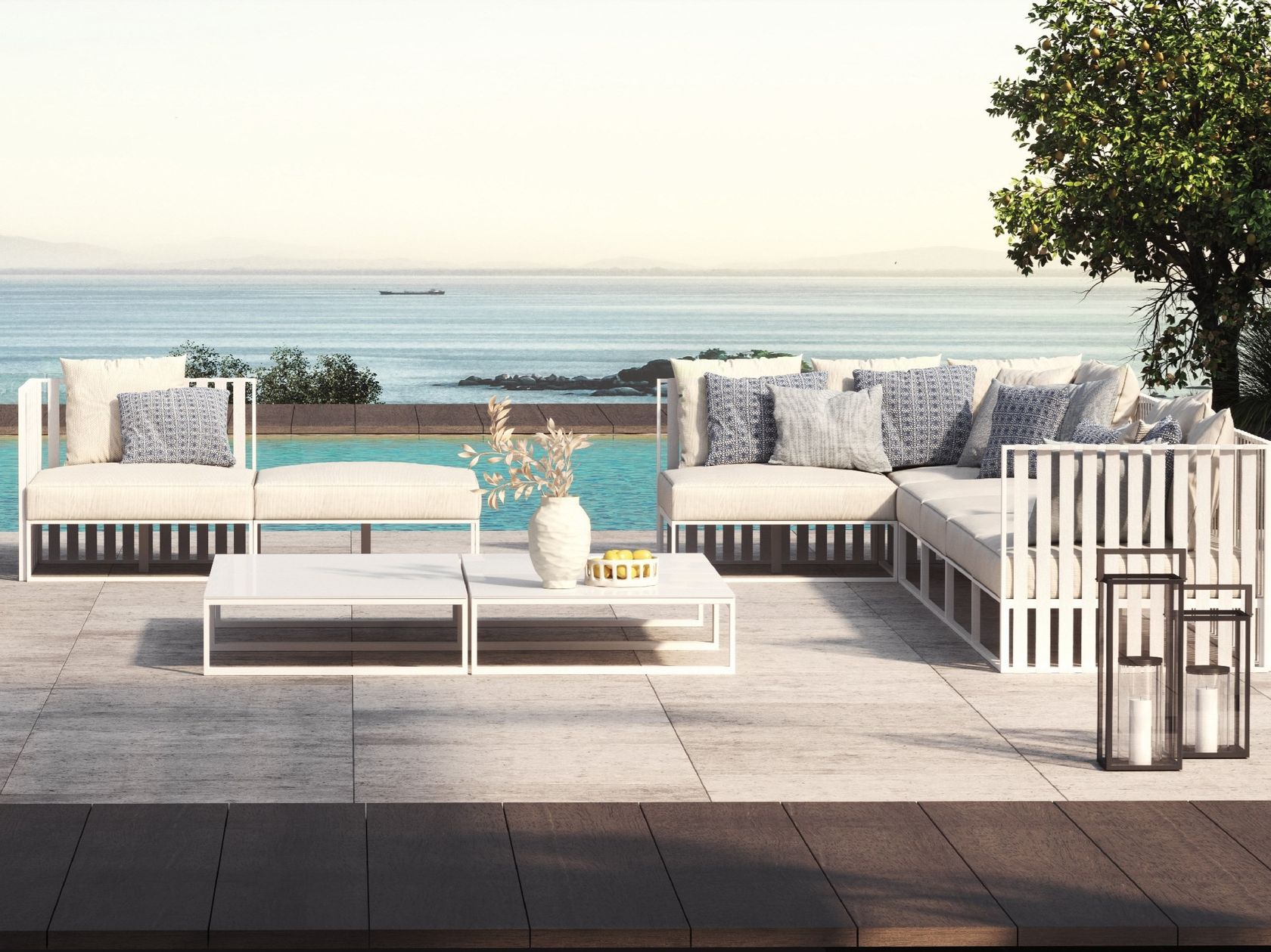 METROPOLITAN Garden sofa By Braid | design Carlo Colombo