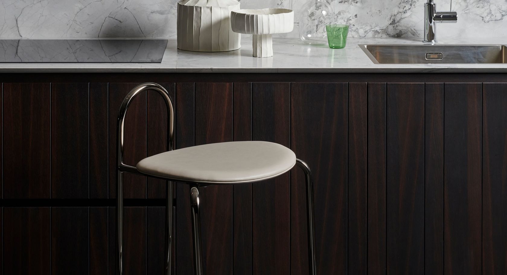 MICHELLE Stool with footrest By SP01